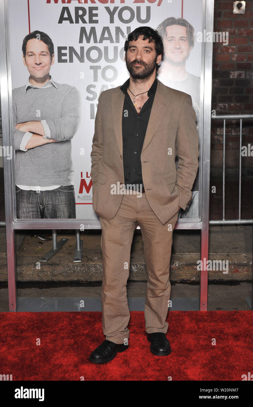 LOS ANGELES, CA. March 17, 2009: Mather Zickel at the Los Angeles premiere of his new movie "I ...
