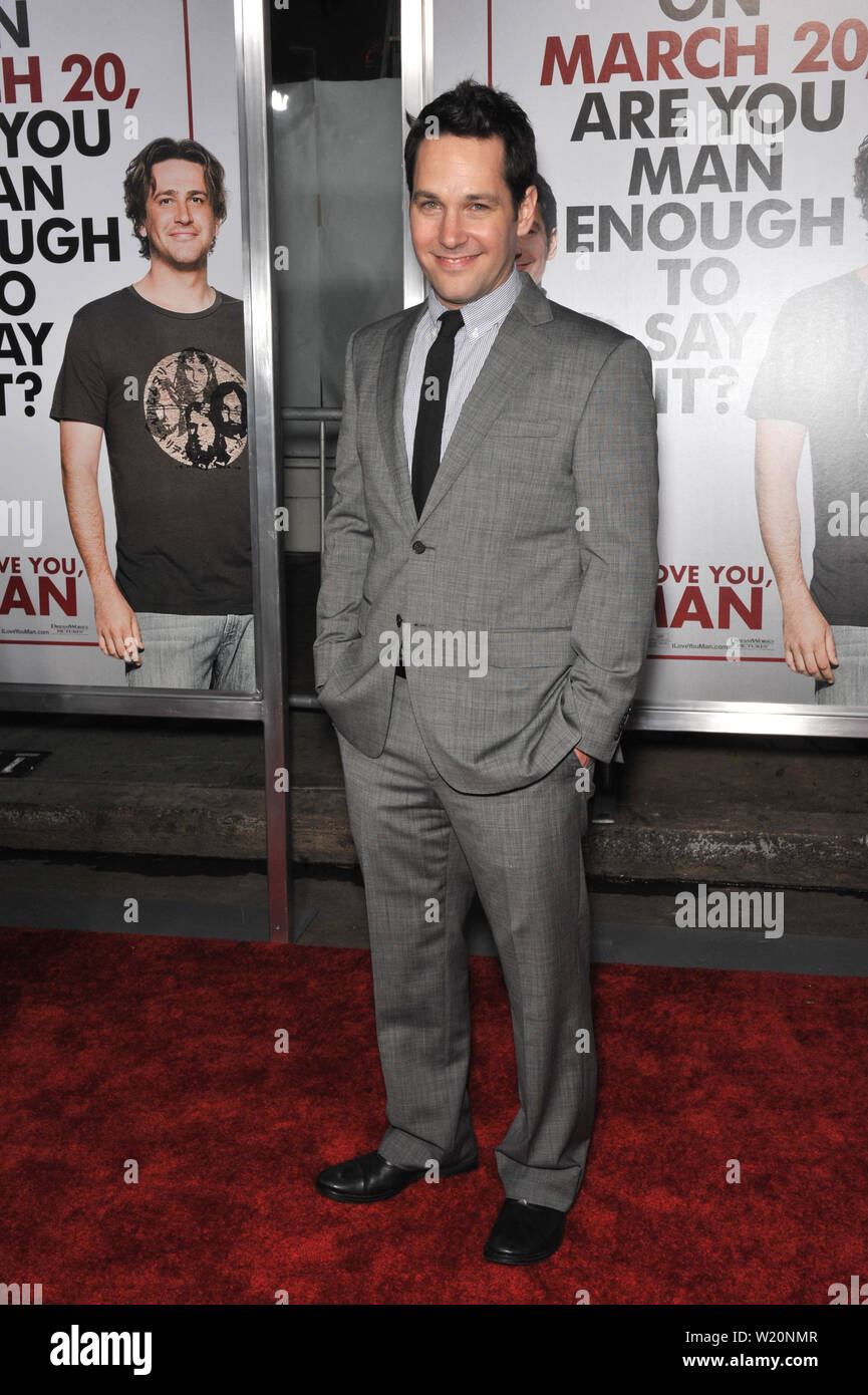LOS ANGELES, CA. March 17, 2009: Paul Rudd at the Los Angeles premiere ...