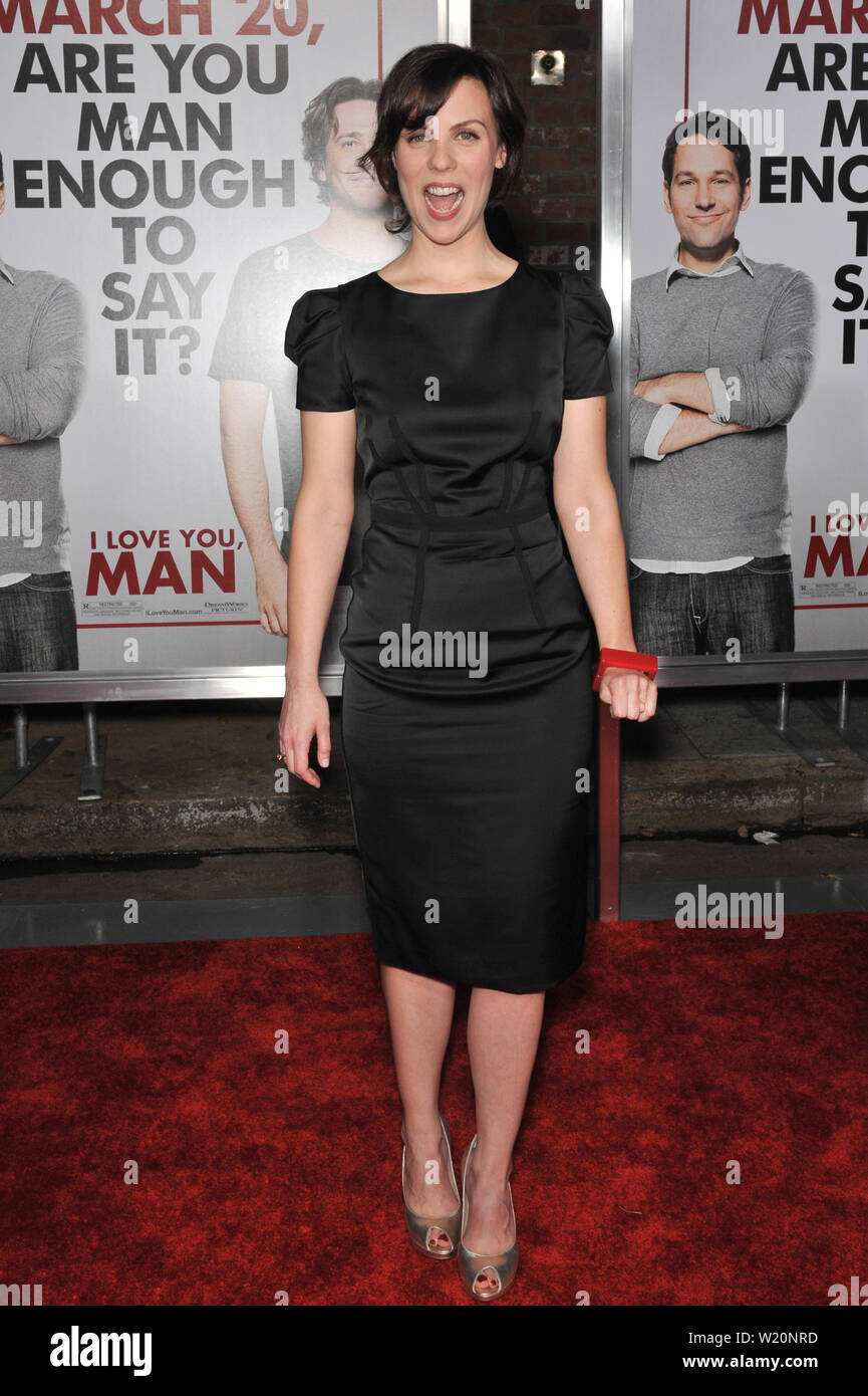 LOS ANGELES, CA. March 17, 2009: Sarah Burns at the Los Angeles ...