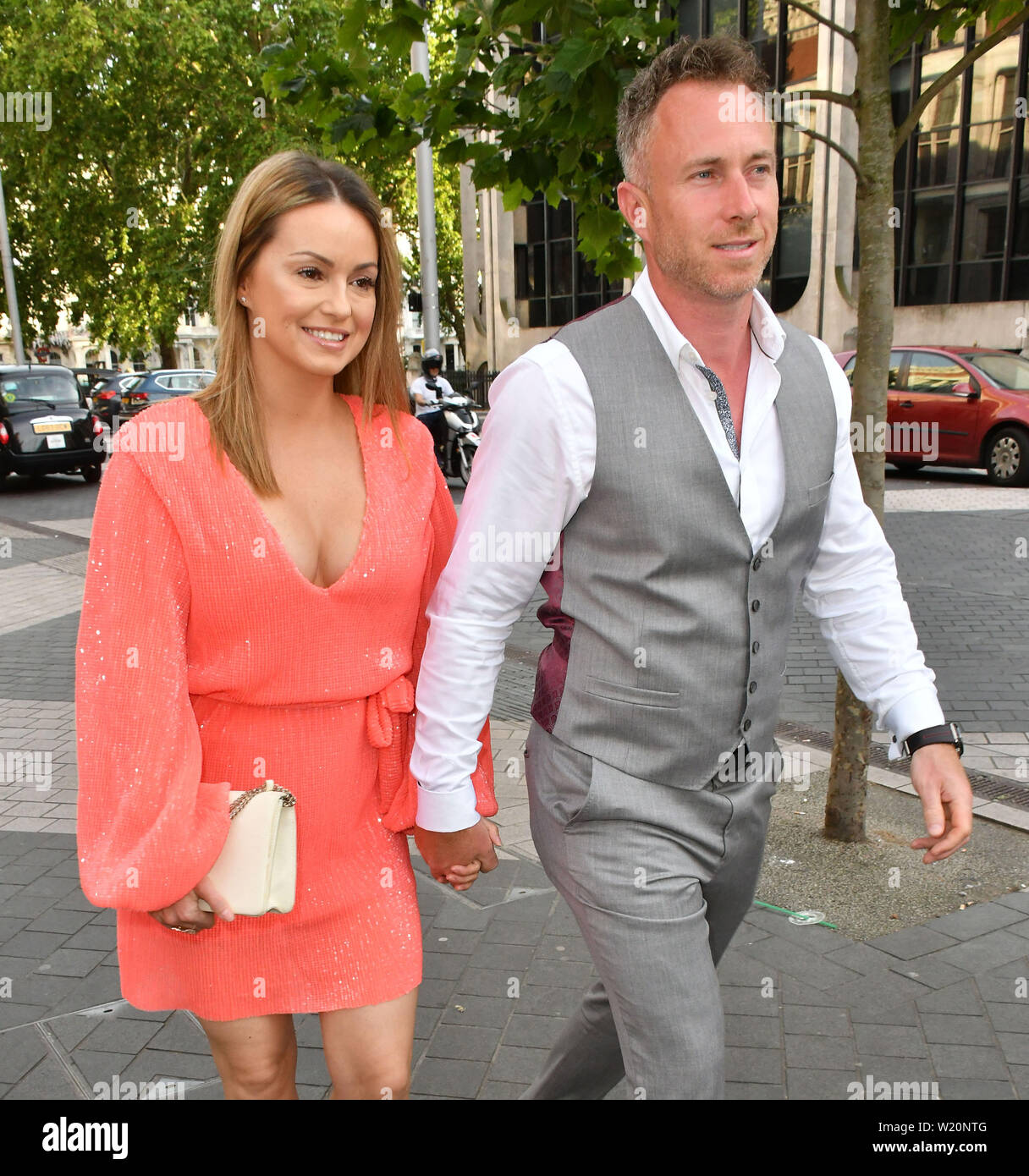 London, UK. 4th July 2019. Ola Jordan and James Jordan attend Sony ...
