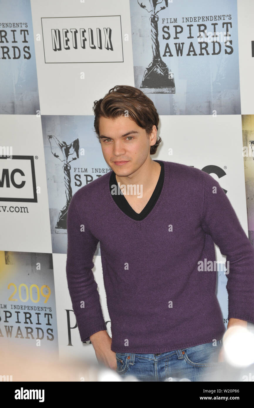 LOS ANGELES, CA. February 21, 2009: Emile Hirsch at the Film ...