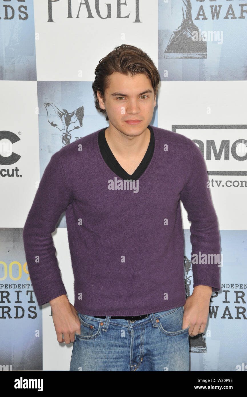 LOS ANGELES, CA. February 21, 2009: Emile Hirsch at the Film ...