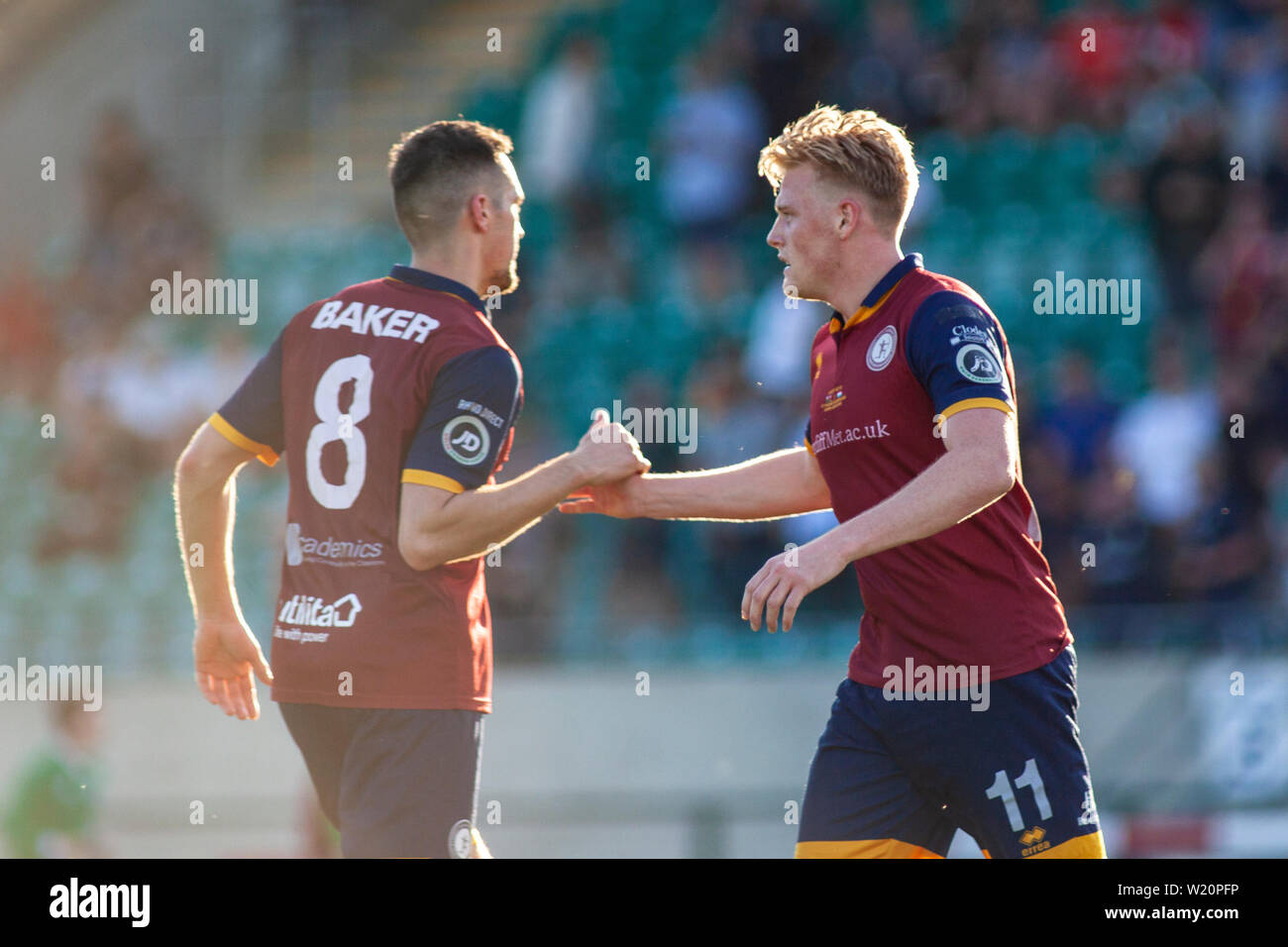 Will Evans of Cardiff Met. Cardiff Met Uni v Progres Niederkorn in the ...