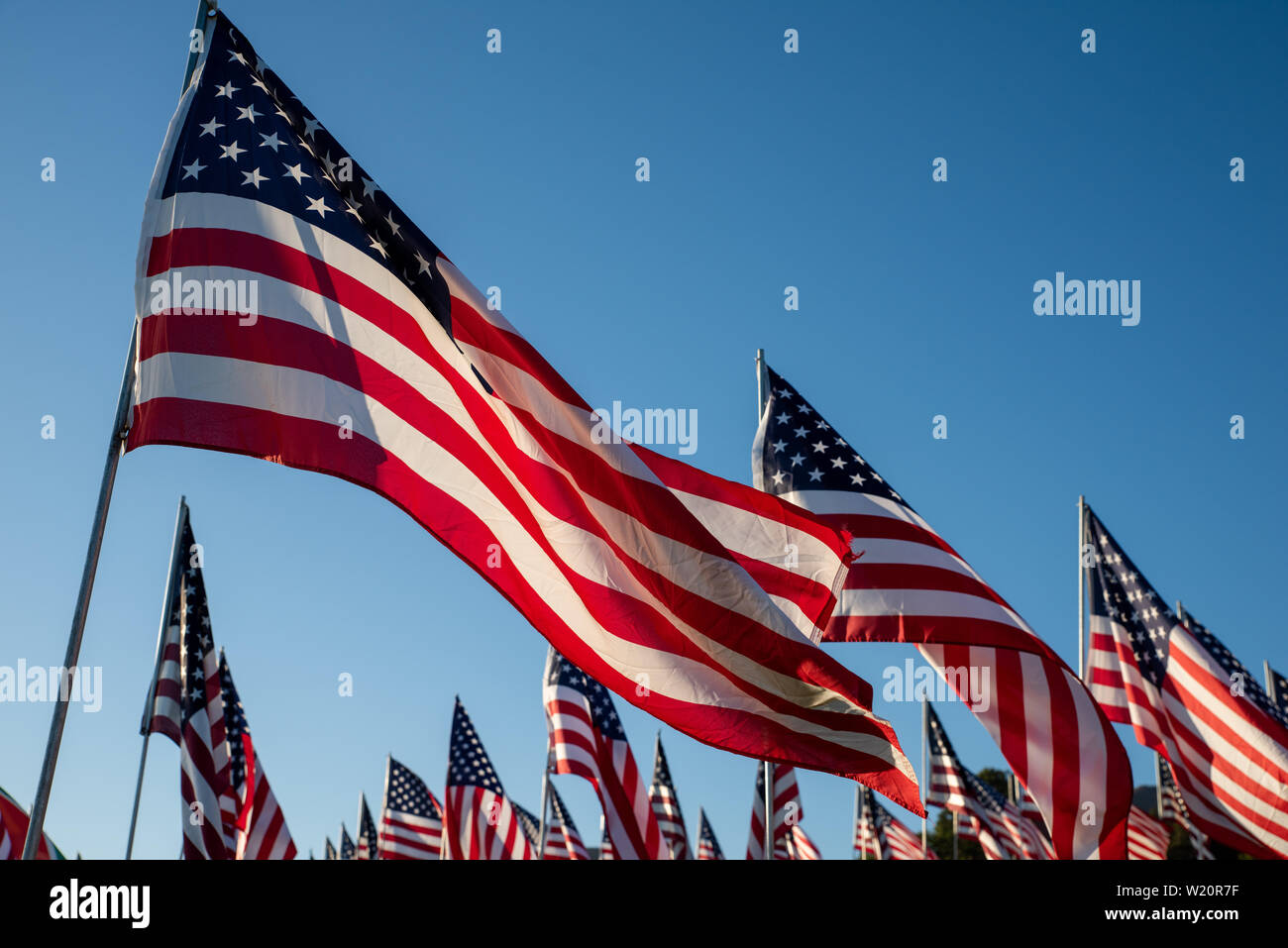 Field of flags hi-res stock photography and images - Alamy