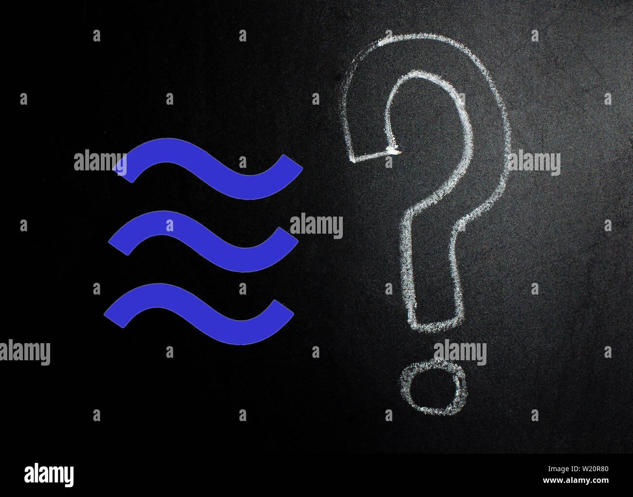 Question mark written by hand on a blackboard Stock Photo - Alamy