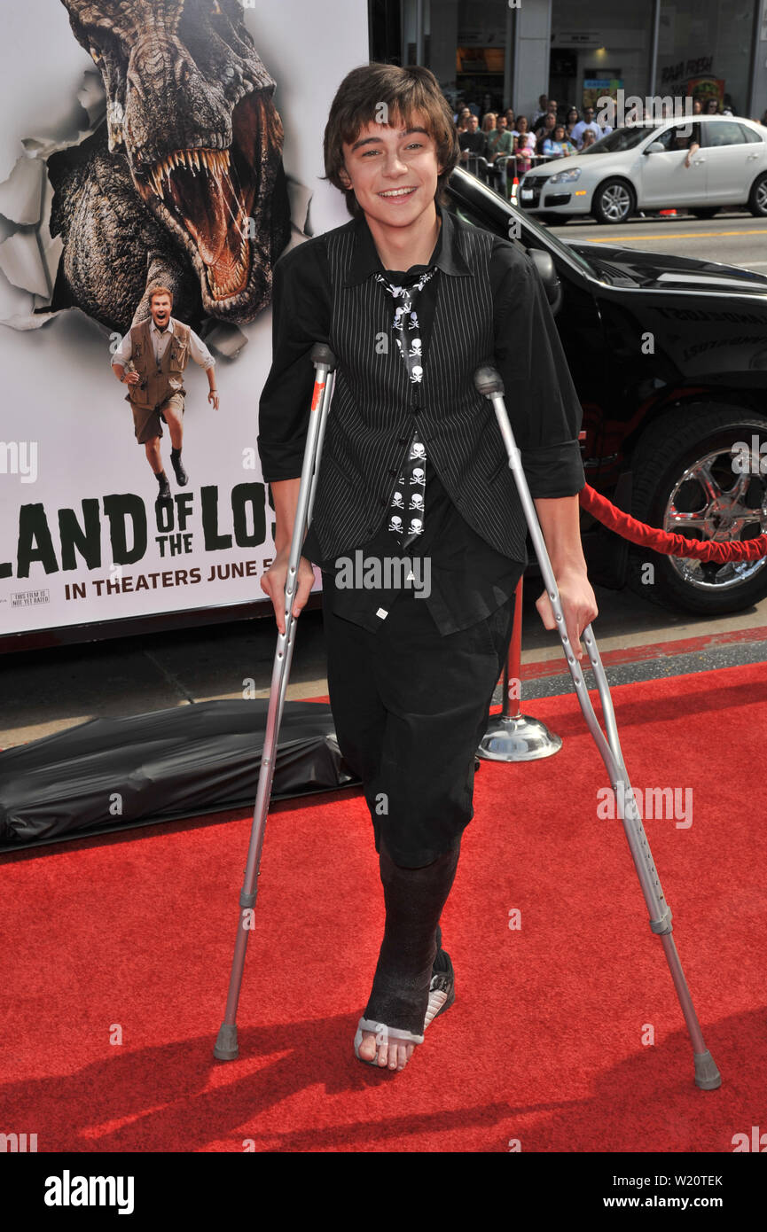 LOS ANGELES, CA. May 30, 2009: Logan Manus at the premiere of his new ...