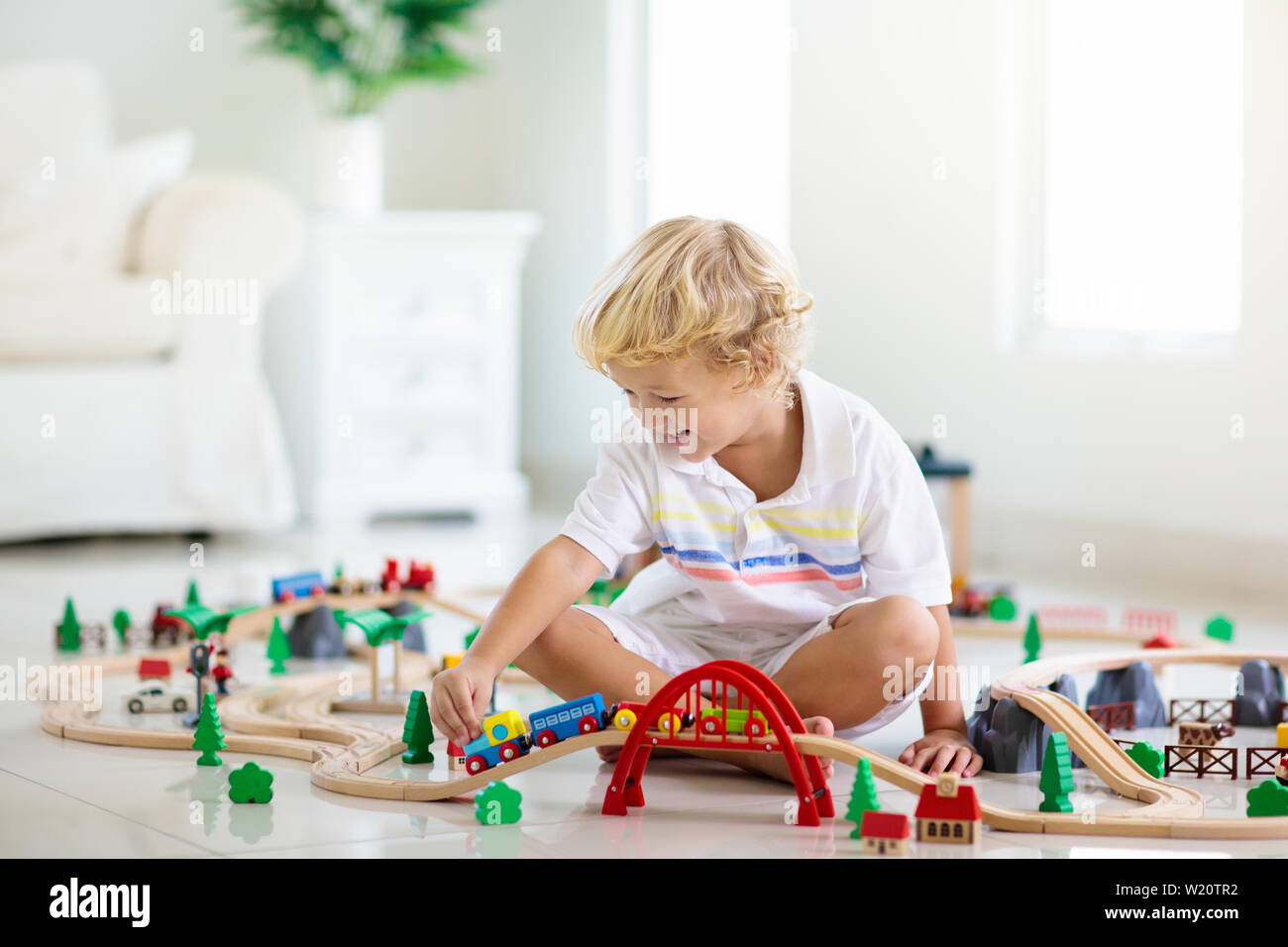 Children playing on rail tracks hi-res stock photography and images - Alamy
