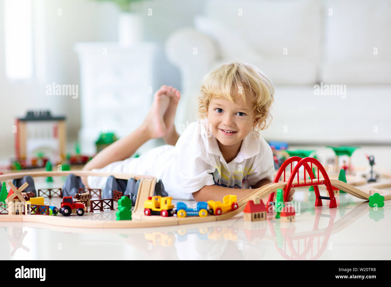 Children playing on rail tracks hi-res stock photography and images - Alamy