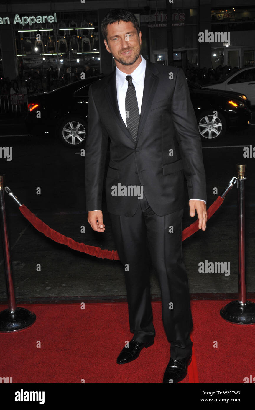 LOS ANGELES, CA. October 06, 2009: Gerard Butler at the Los Angeles ...