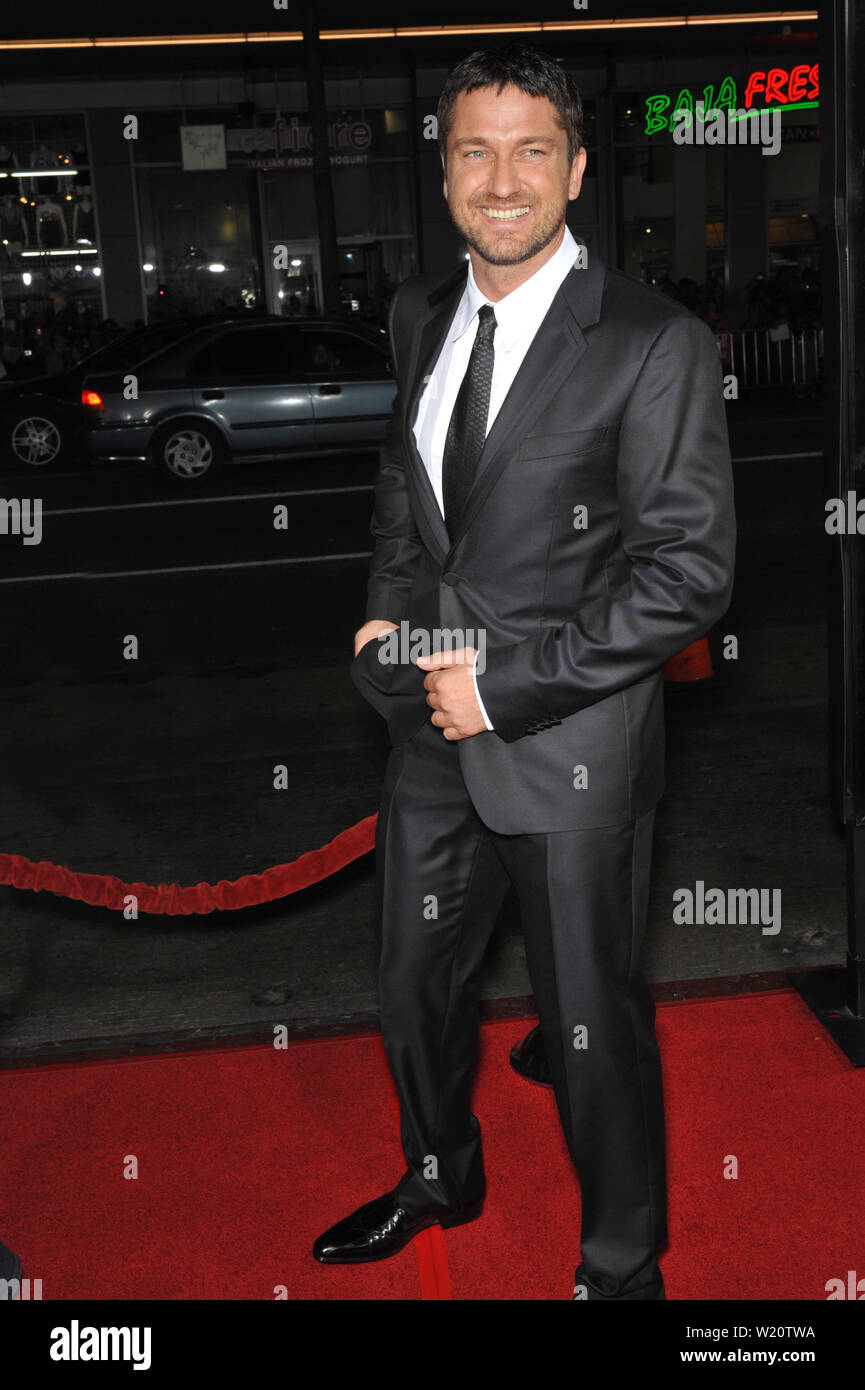 LOS ANGELES, CA. October 06, 2009: Gerard Butler at the Los Angeles ...