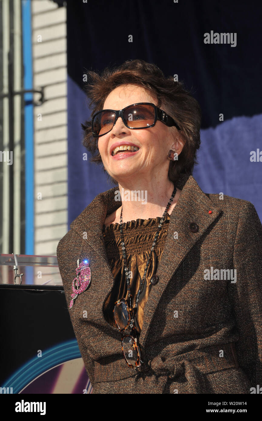 LOS ANGELES, CA. December 08, 2009: French actress Leslie Caron was ...
