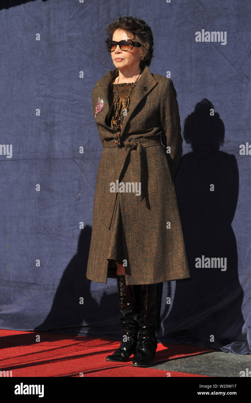 LOS ANGELES, CA. December 08, 2009: French actress Leslie Caron was ...