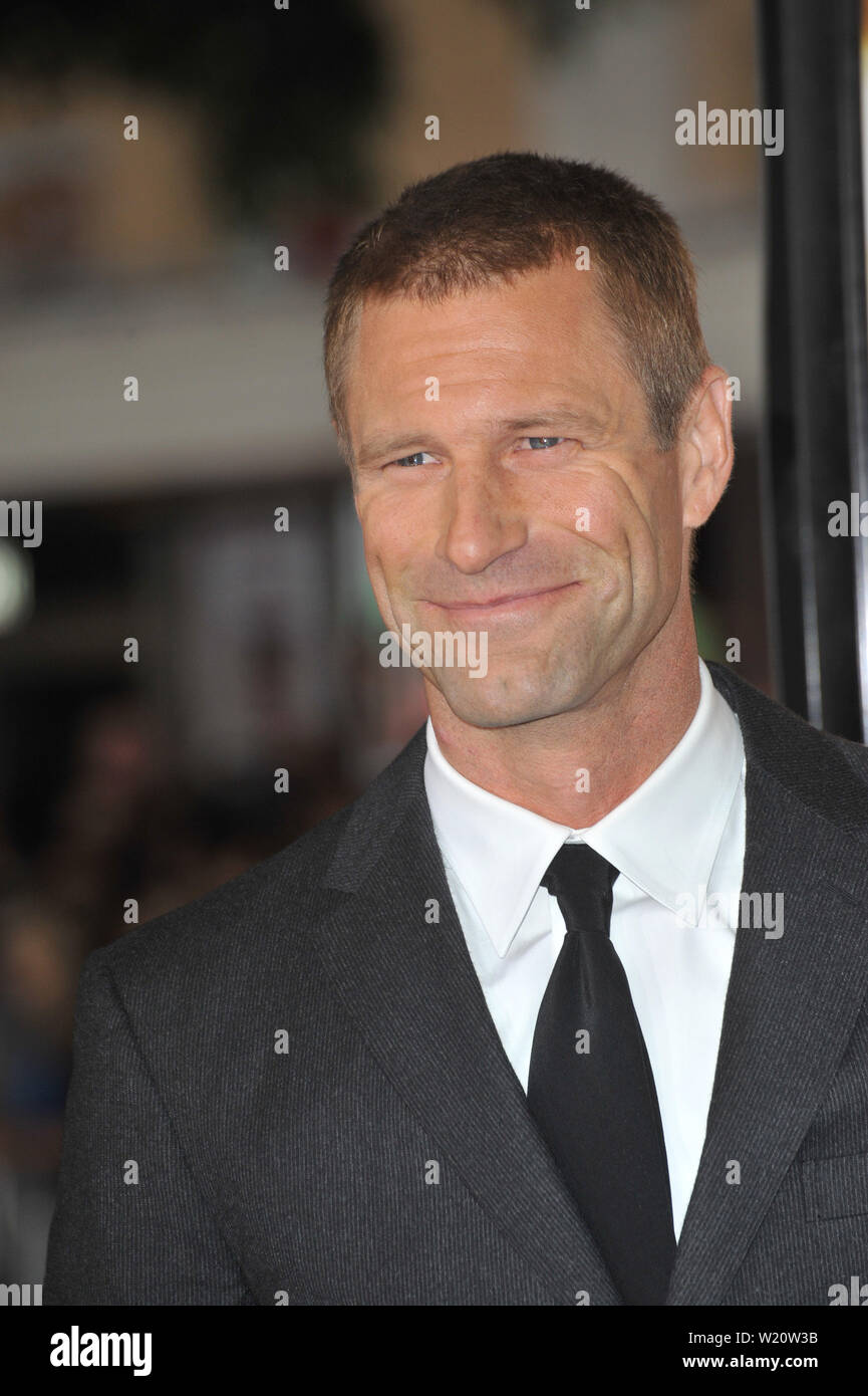 LOS ANGELES, CA. September 15, 2009: Aaron Eckhart at the world ...