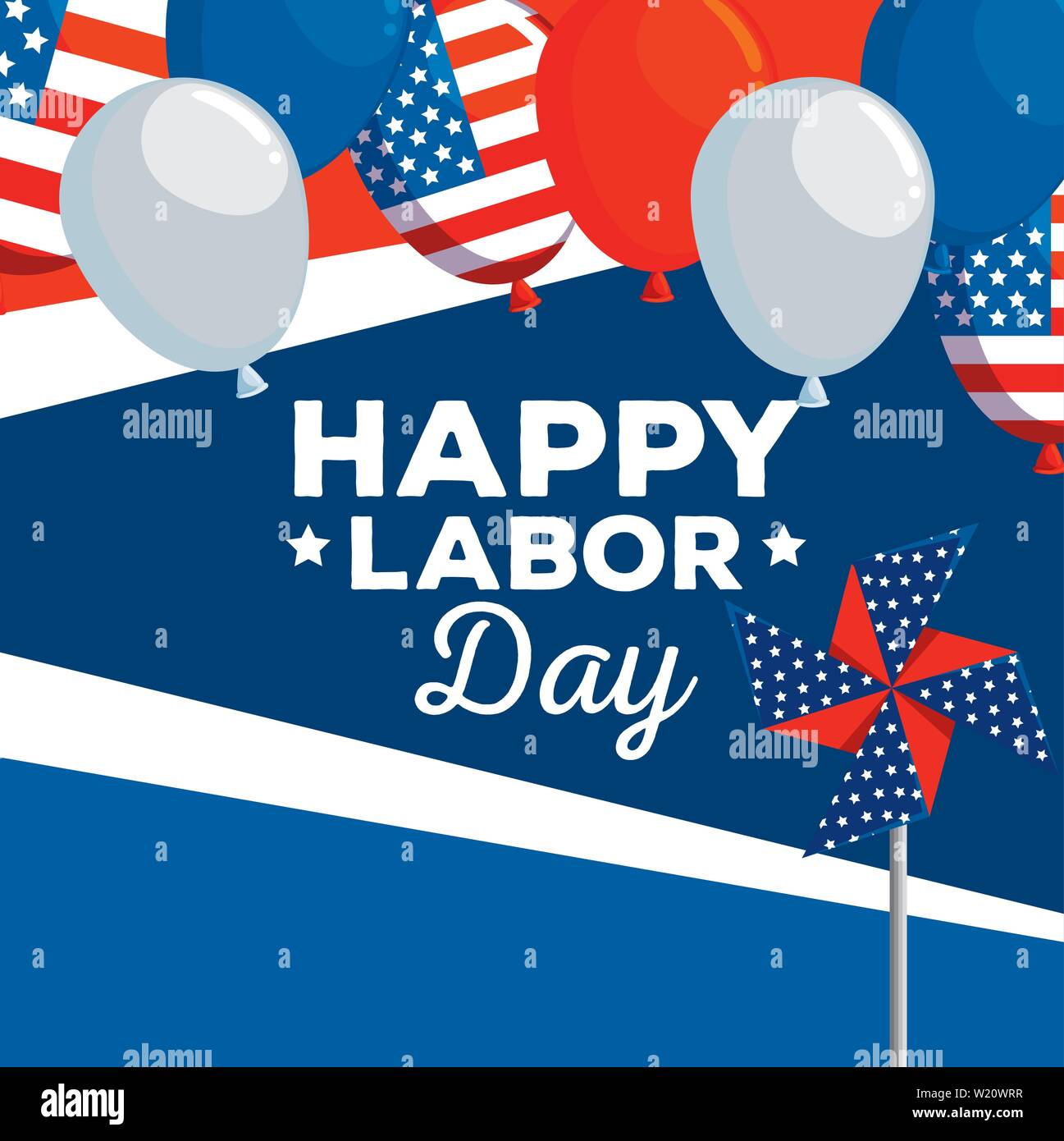 usa balloons flag decoration to celebrate Stock Vector Image & Art - Alamy