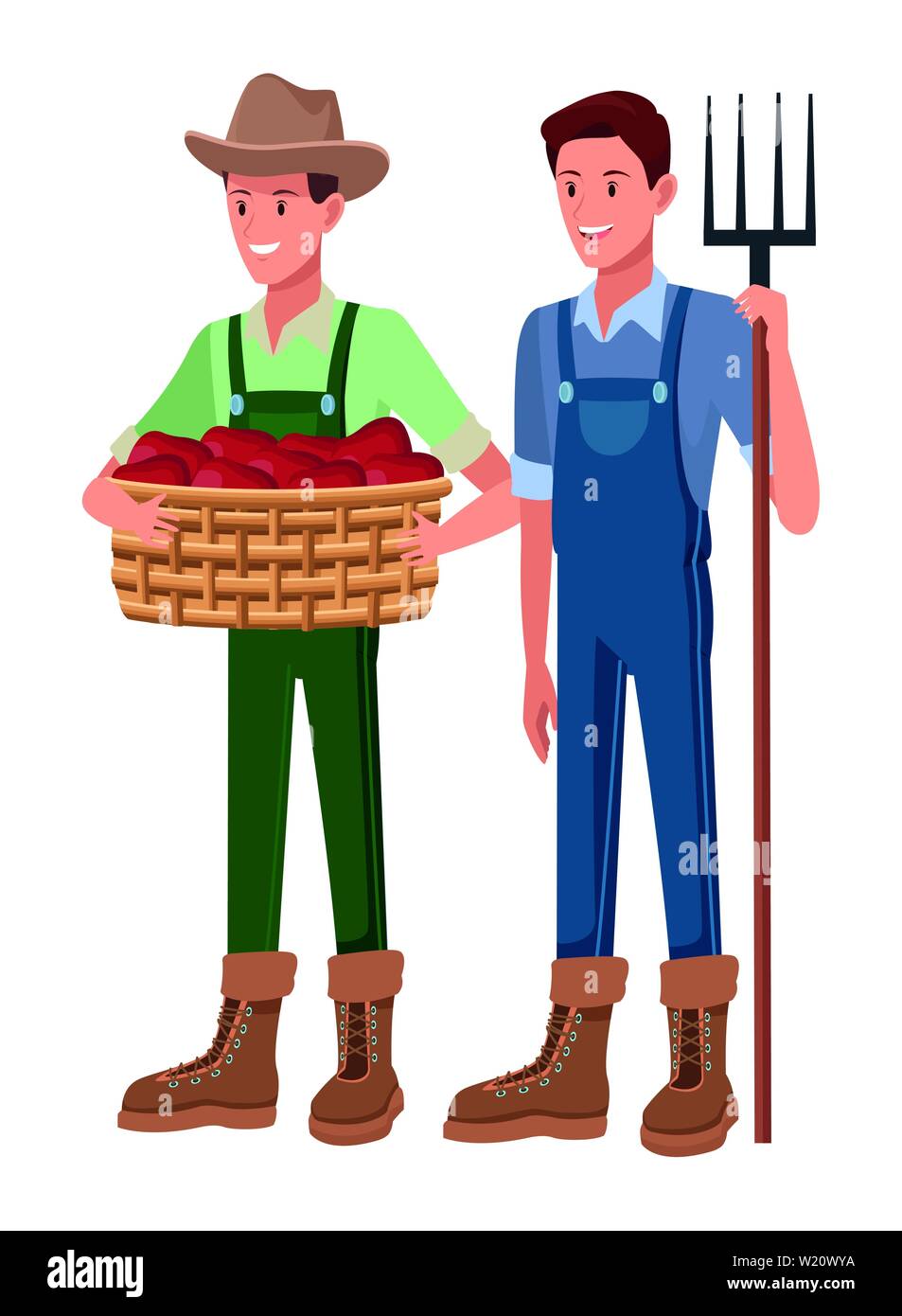 farm, animals and farmer cartoon Stock Vector Image & Art - Alamy