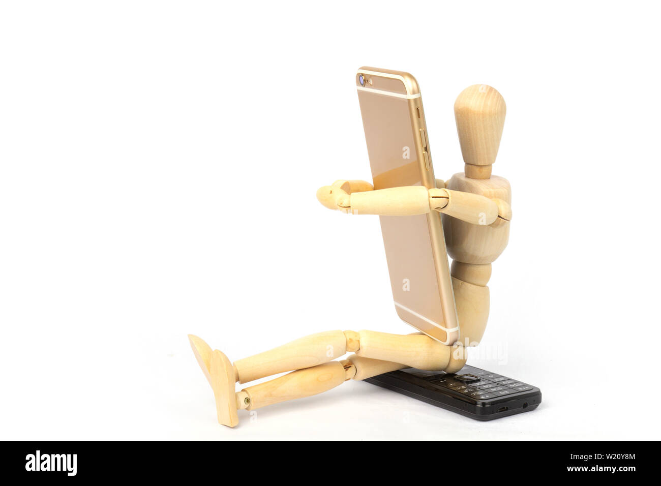 Mobile statue Cut Out Stock Images & Pictures - Alamy