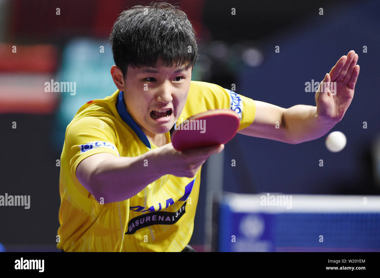 Busan, South Korea. 4th July, 2019. Tomokazu Harimoto (JPN) Table ...
