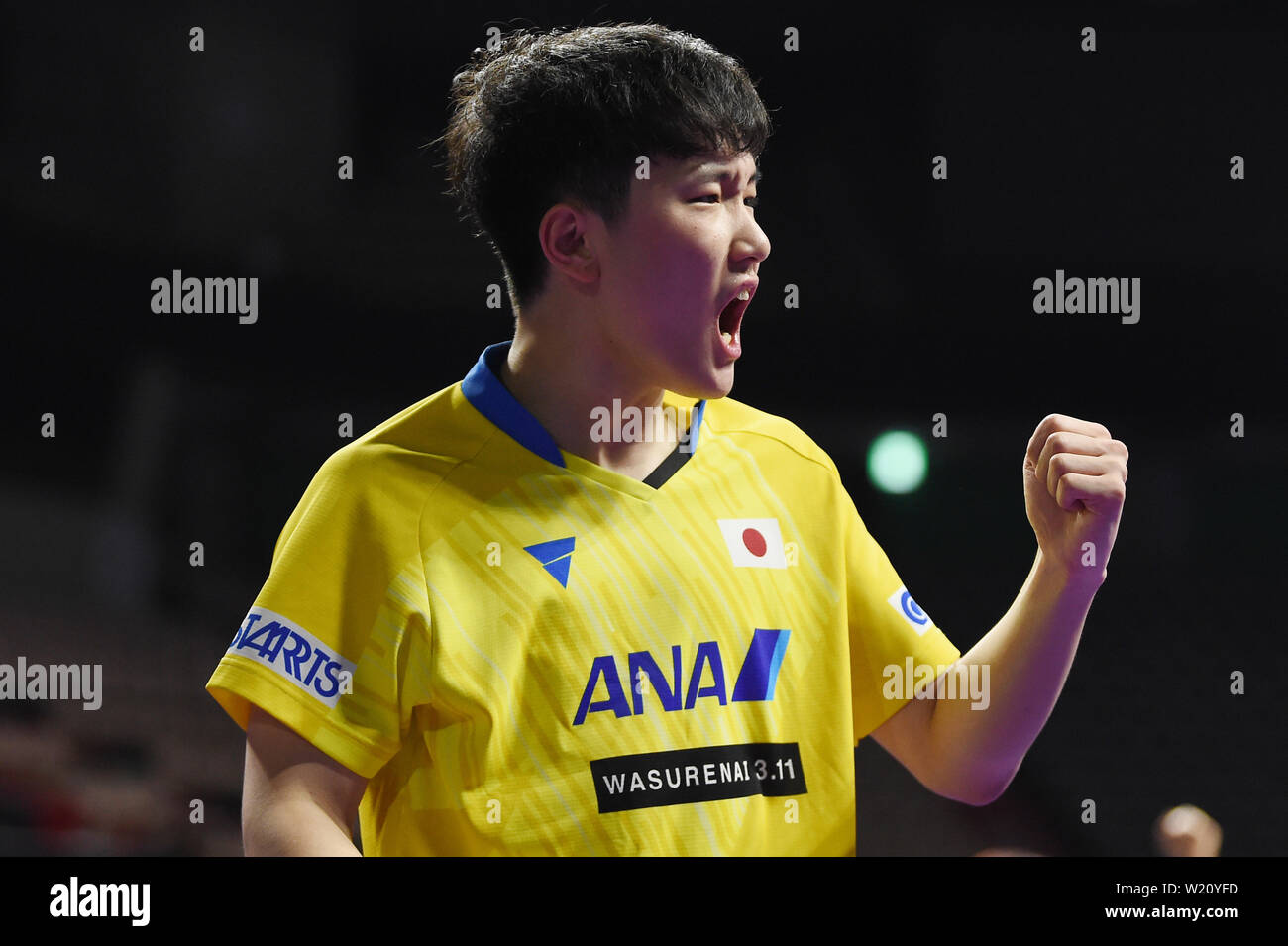Busan, South Korea. 4th July, 2019. Tomokazu Harimoto (JPN) Table ...