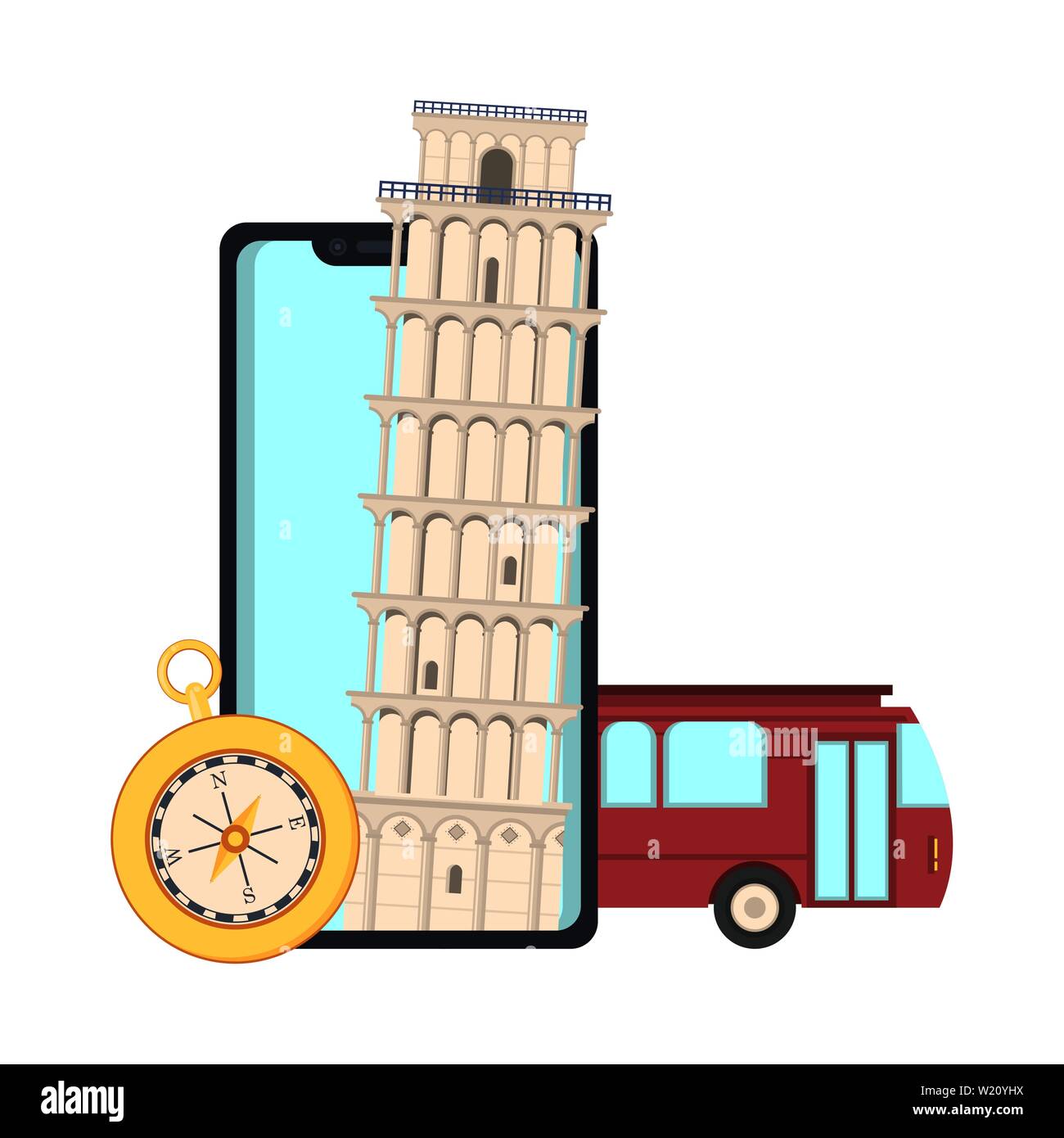 Travel vacations and summer cartoons Stock Vector Image & Art - Alamy