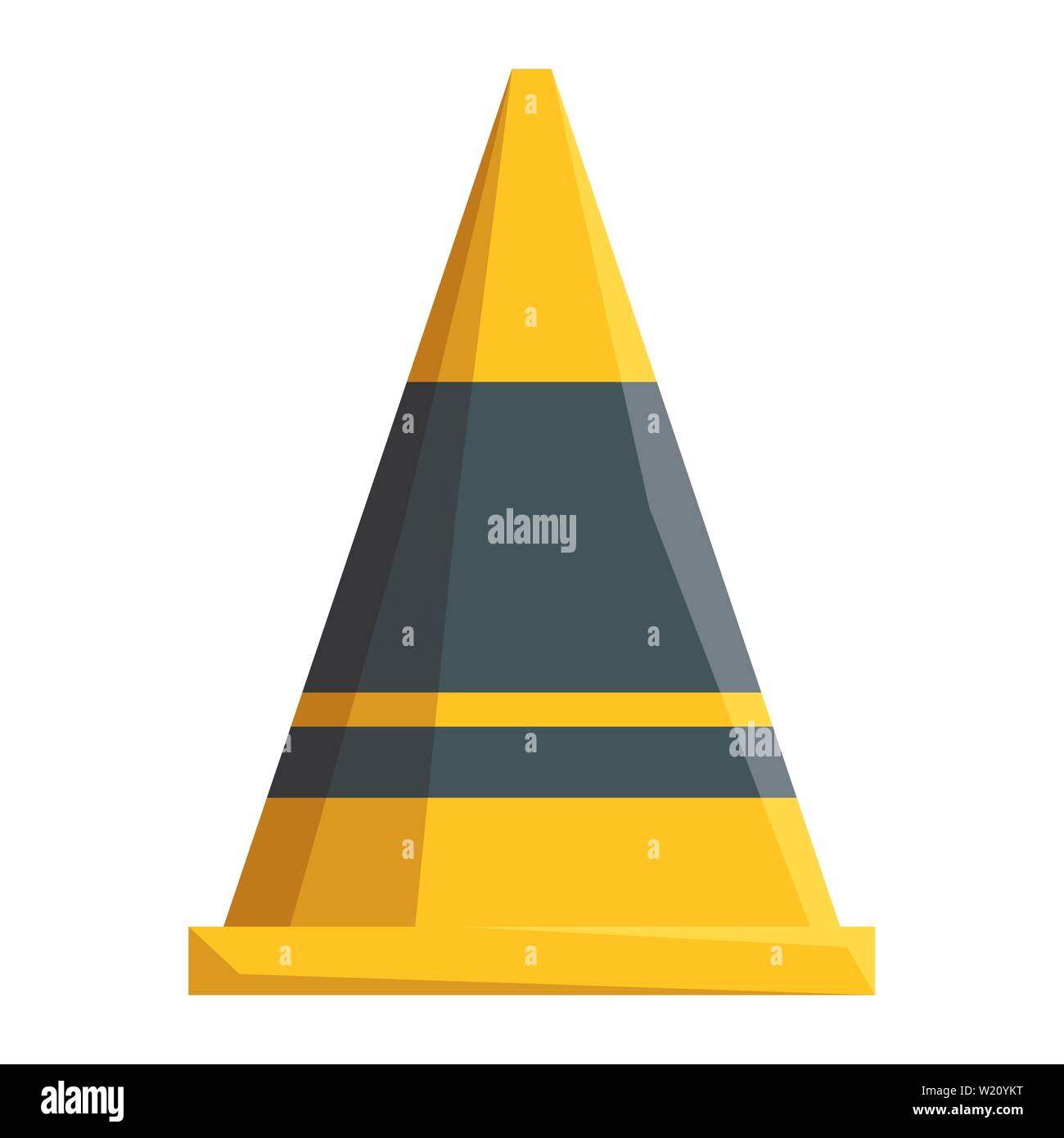 construction cone tool isolated icon Stock Vector Image & Art - Alamy