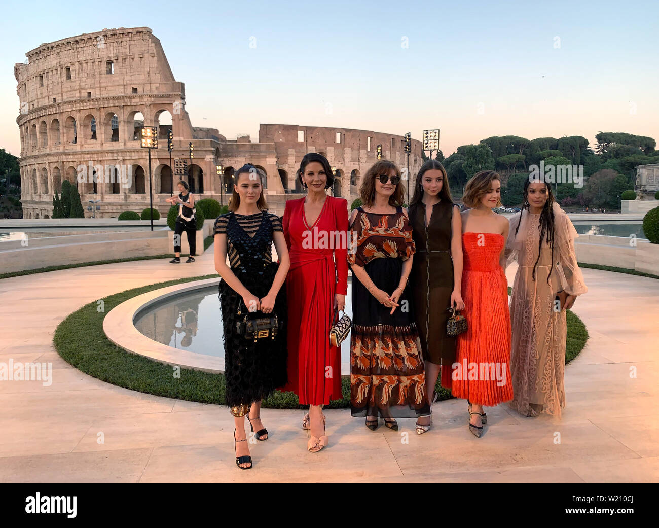 Rom, Italy. 04th July, 2019. Daisy Ridley, Catherine Zeta-Jones, Susan ...