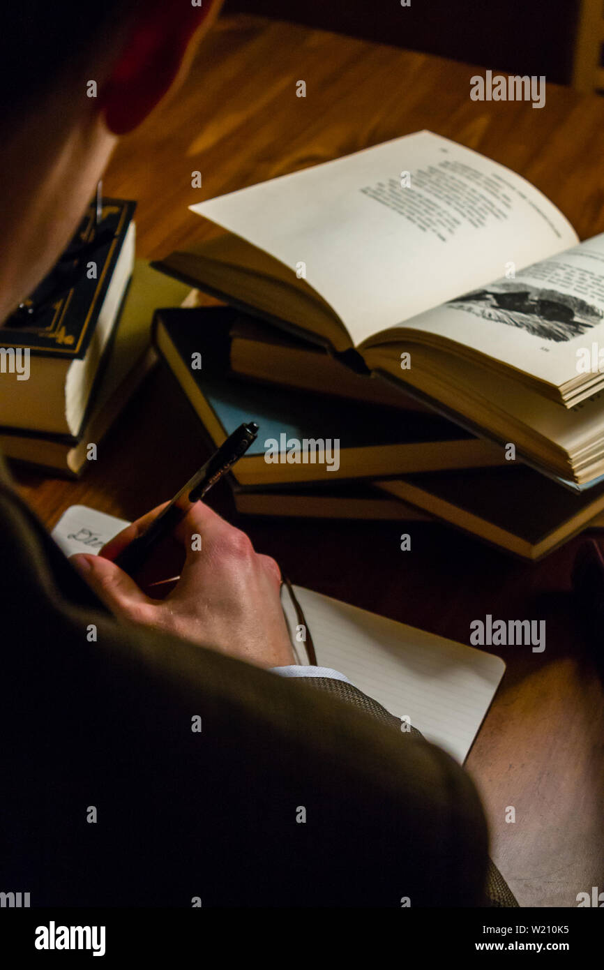 Scribe taking notes hi-res stock photography and images - Alamy