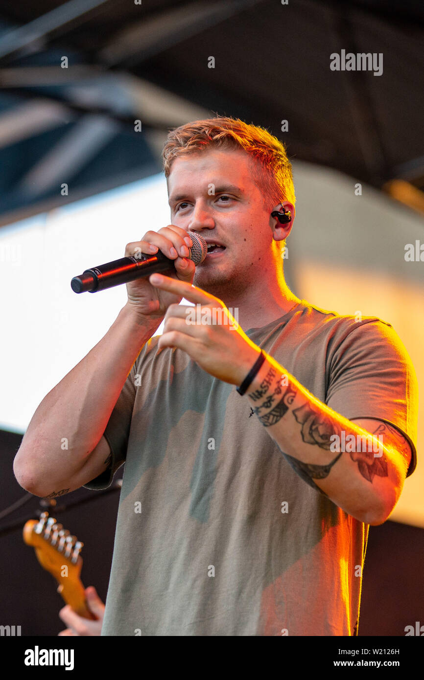 July 4, 2019 - Milwaukee, Wisconsin, U.S - LEVI HUMMON during the ...