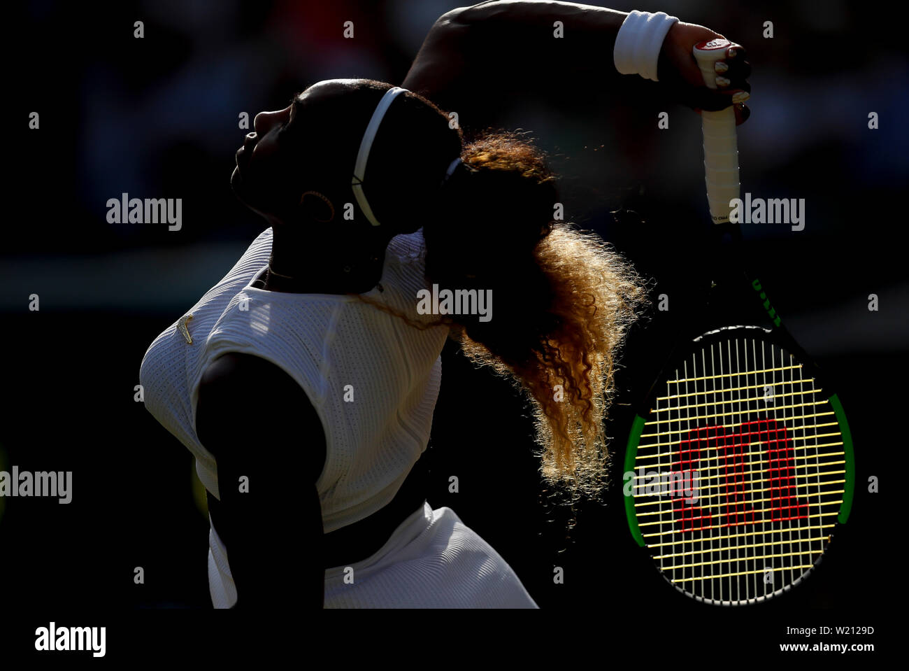 London, Britain. 4th July, 2019. Serena Williams of the United States ...