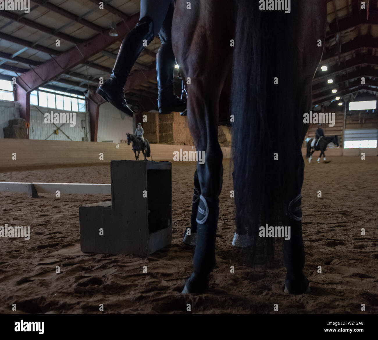 Horse mounting block hi-res stock photography and images - Alamy