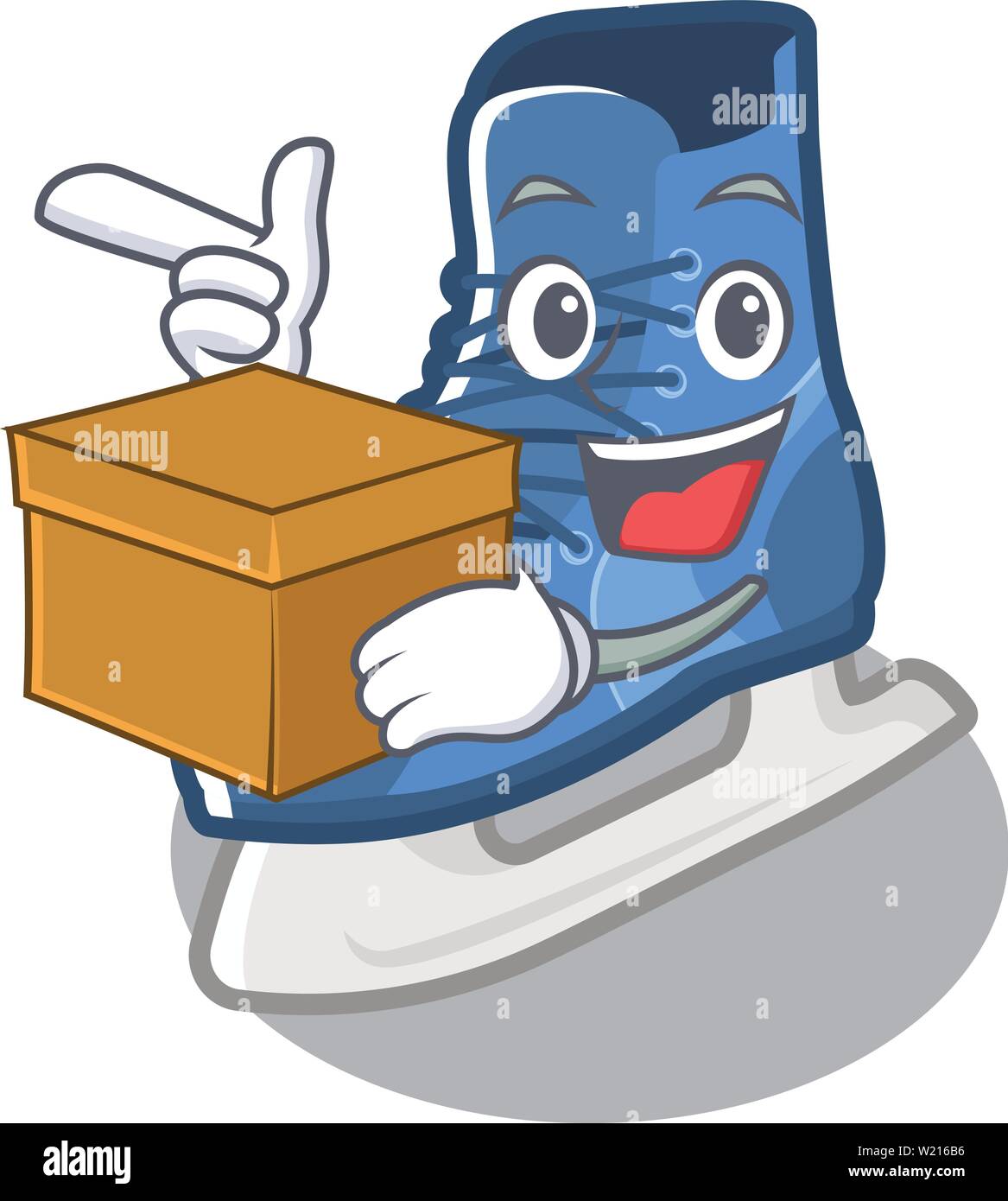 Ice skate boots Stock Vector Images - Alamy