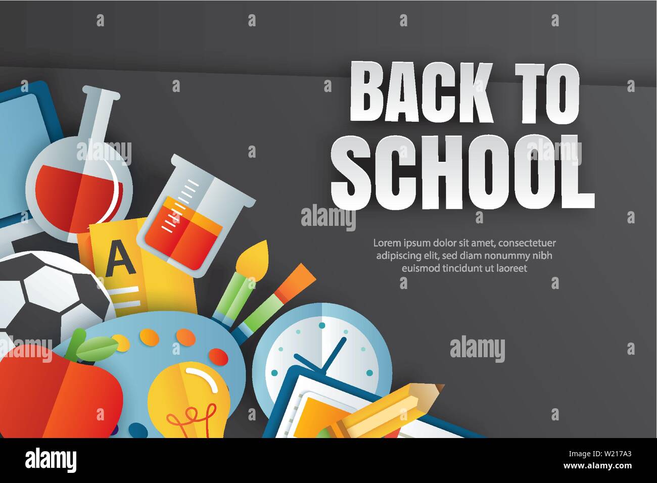 Black text on paper Stock Vector Images - Alamy