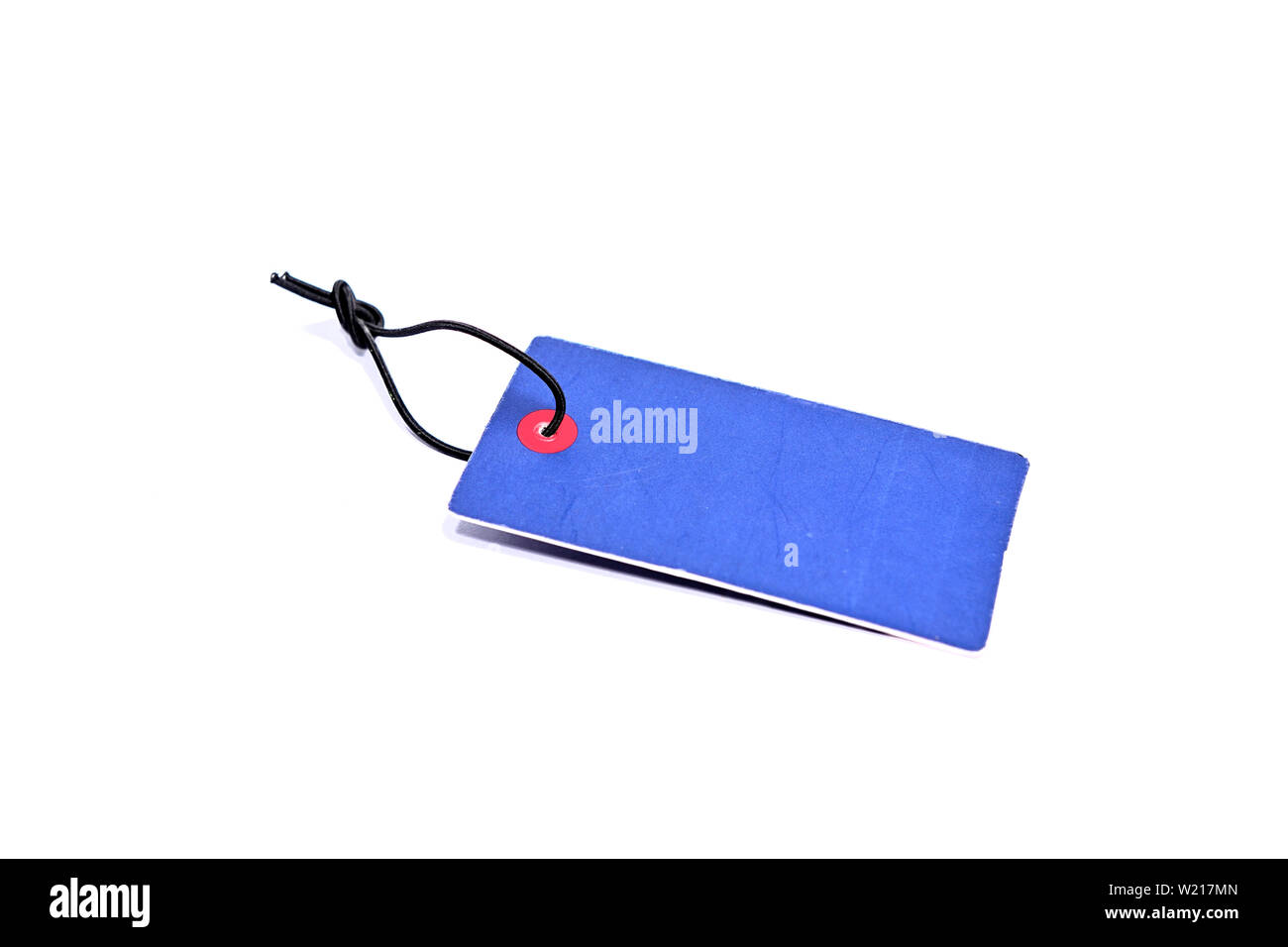 Blank empty tag isolated on white background Stock Photo - Alamy