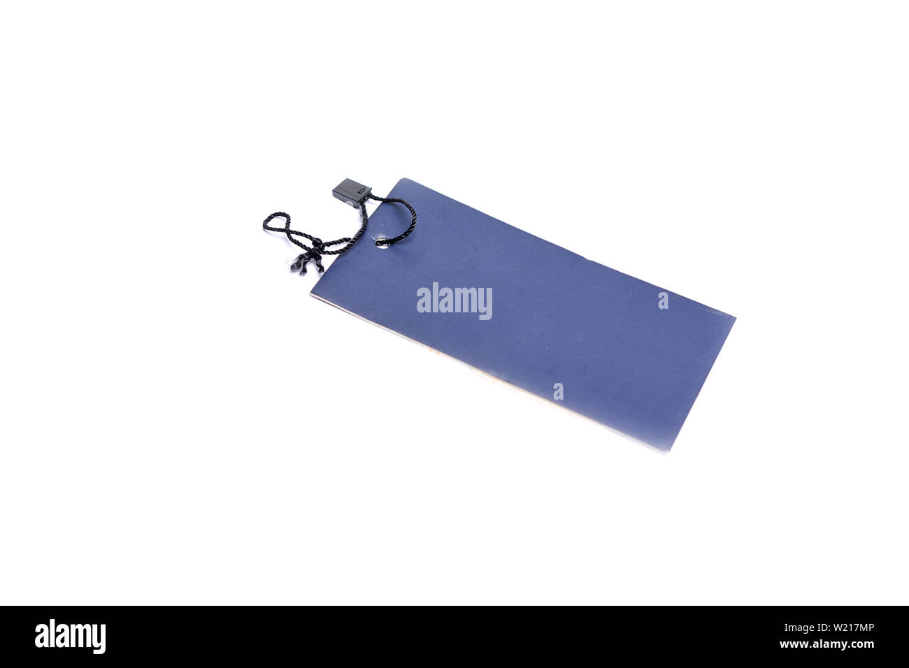 Blank empty tag isolated on white background Stock Photo - Alamy