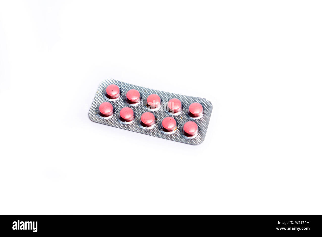 pack of medical tablet isolated on white background Stock Photo - Alamy