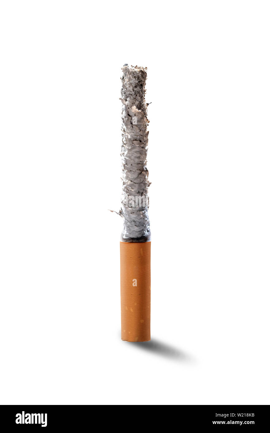 Cigarette isolated over white background Stock Photo - Alamy