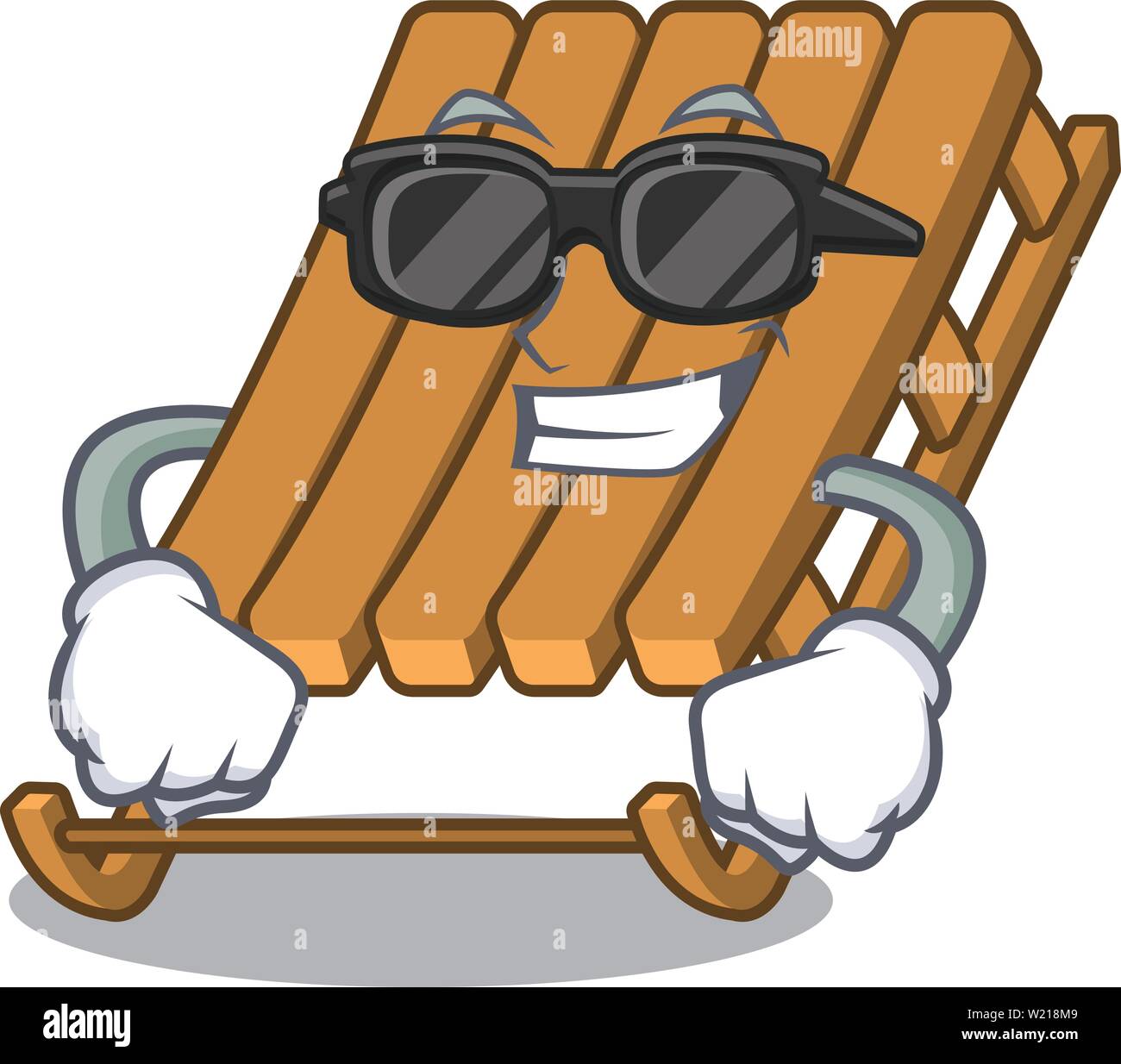 Super cool ice sled on a the cartoon Stock Vector Image & Art - Alamy