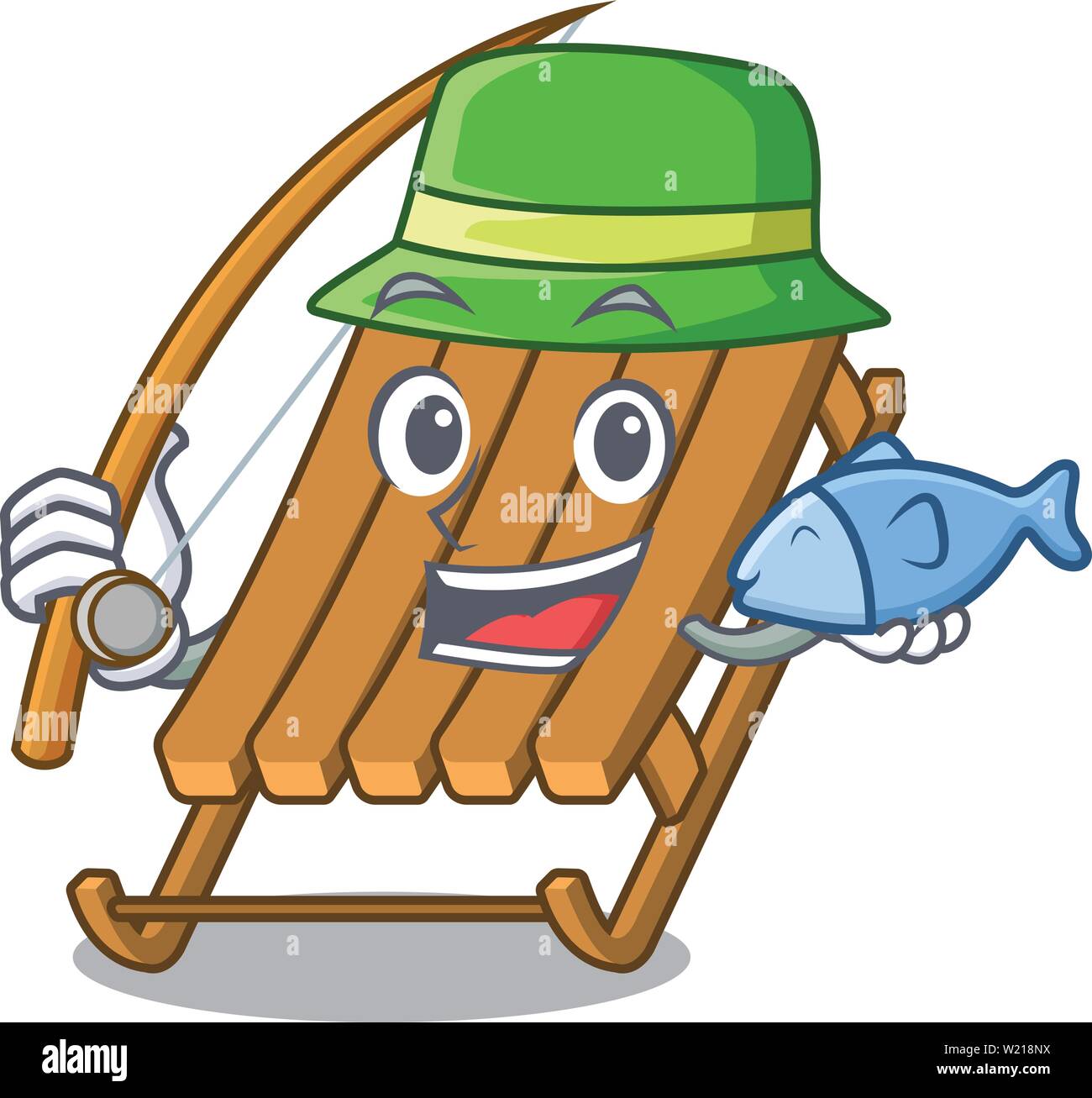 Fishing toy ice sled in cartoon shape Stock Vector Image & Art - Alamy
