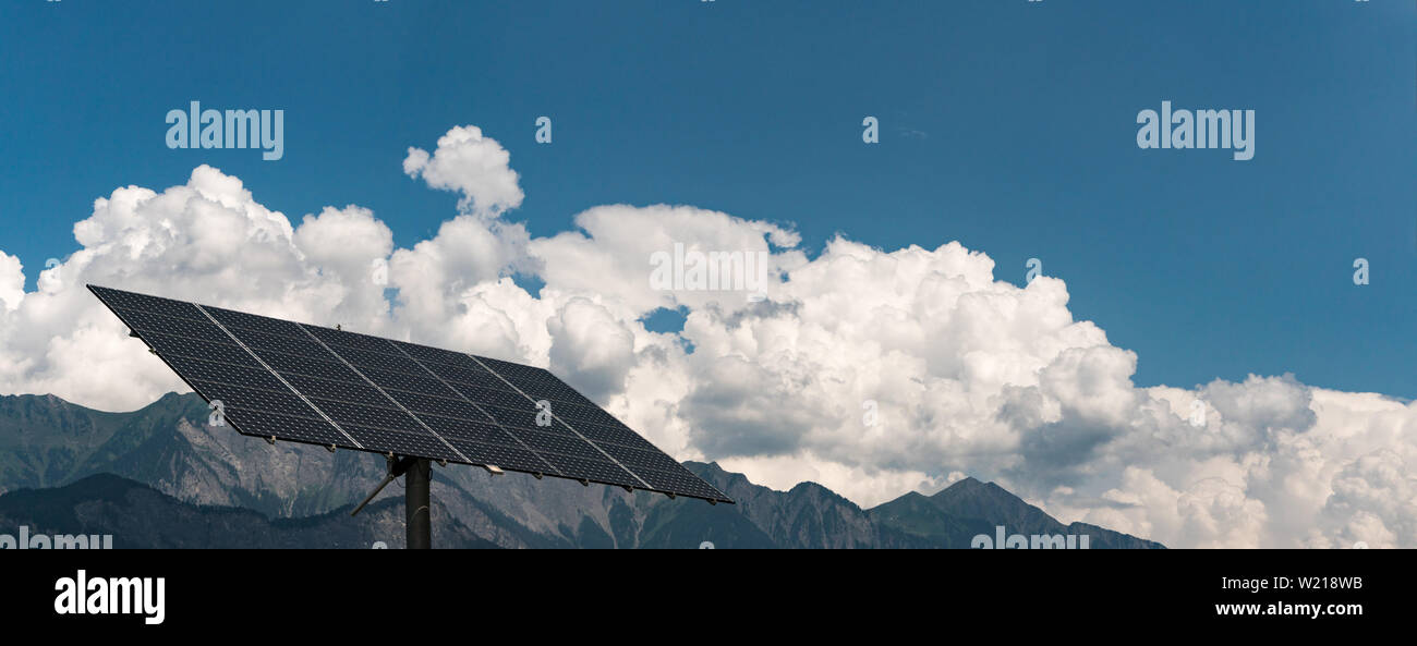 Mountain solar panel hi-res stock photography and images - Alamy