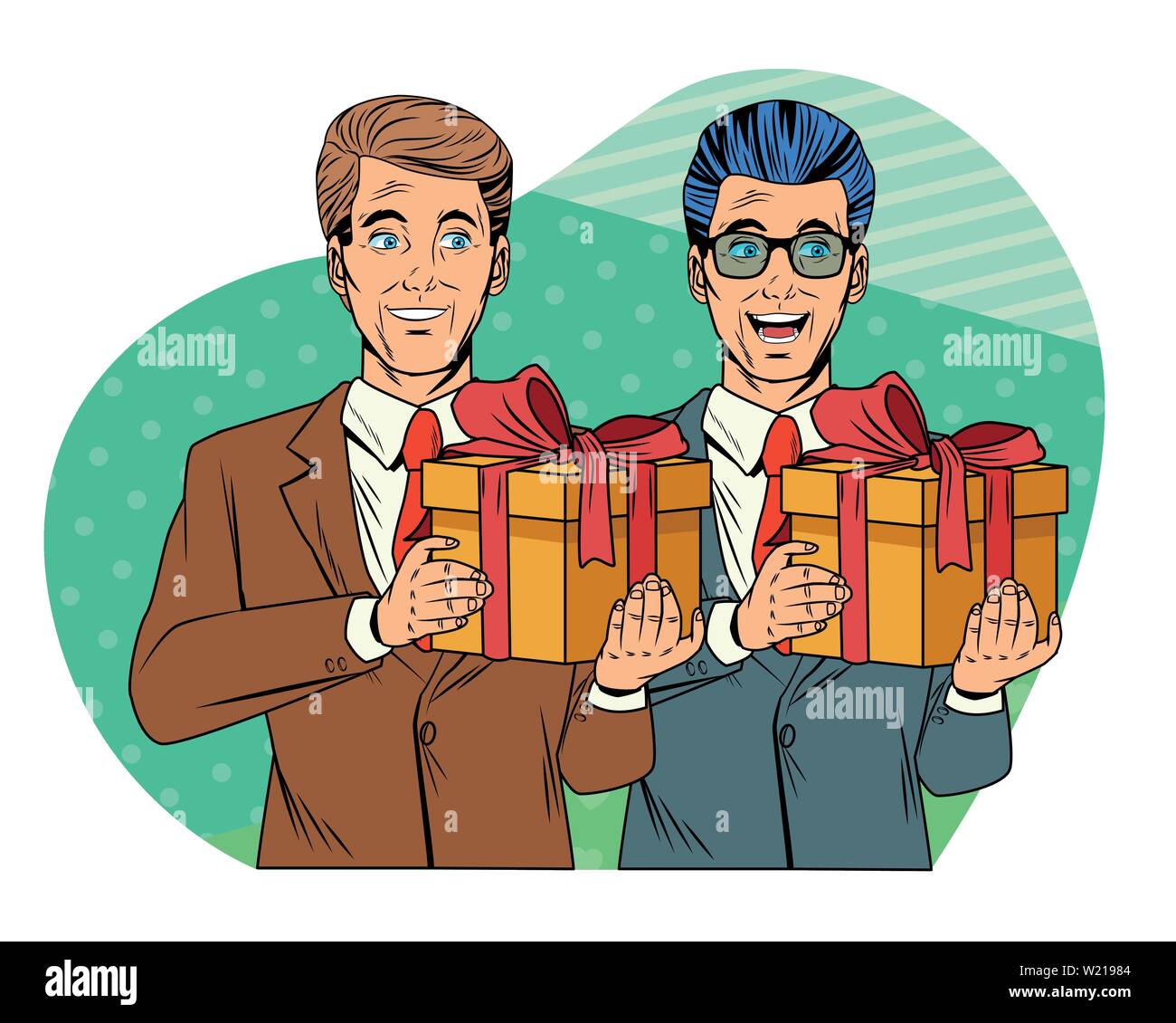 Heart shaped boxes Stock Vector Images - Alamy