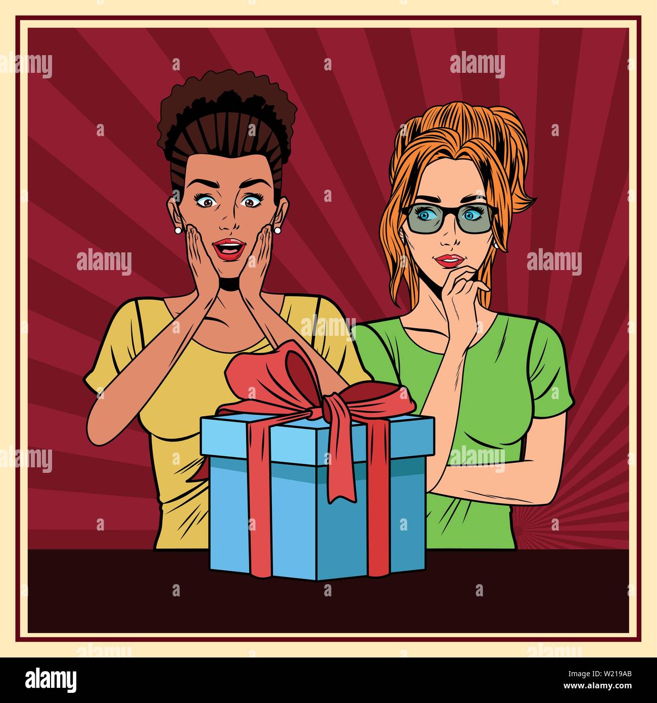 Girl with hand chin Stock Vector Images - Alamy