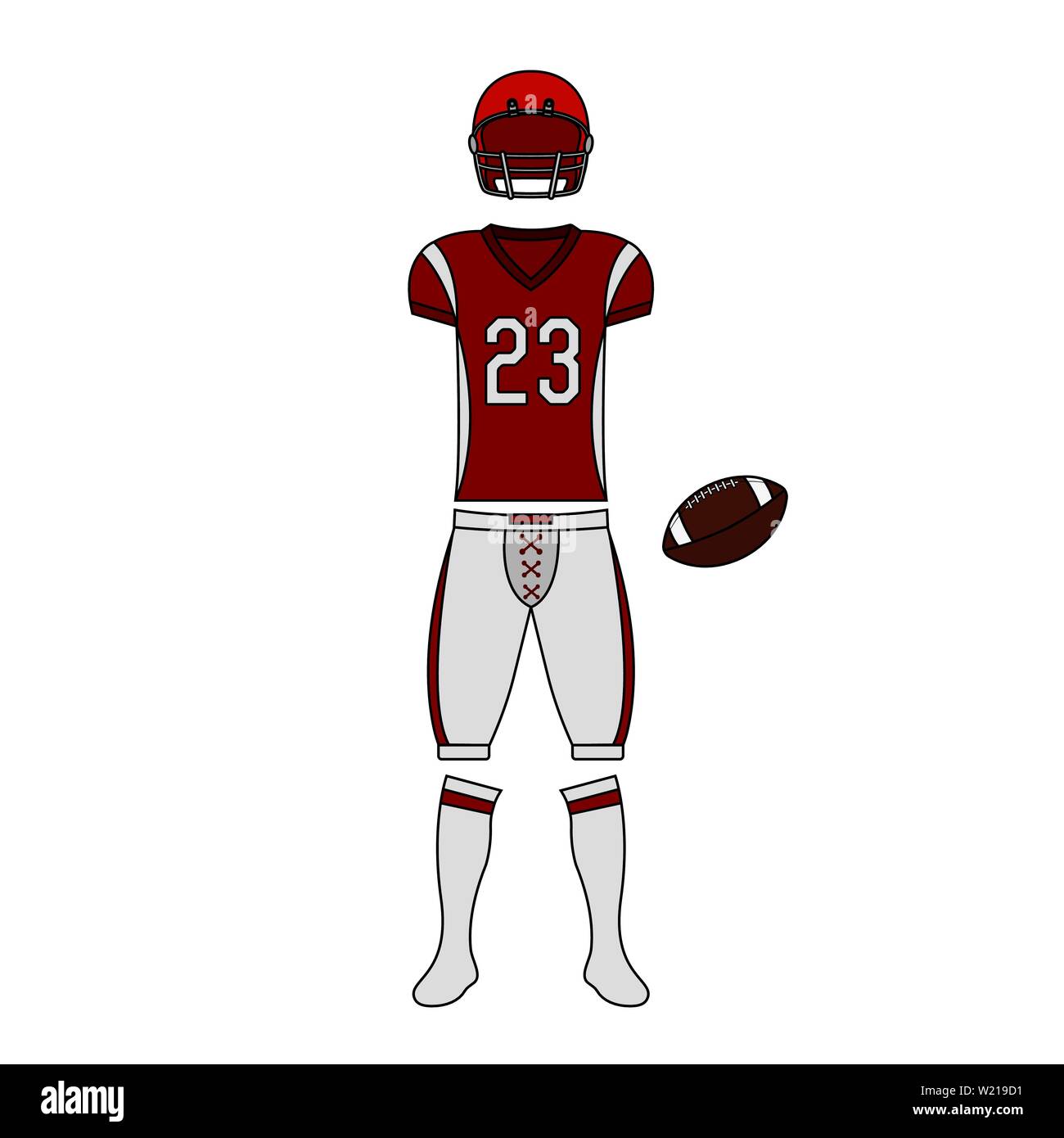 American football object Stock Vector Image & Art - Alamy