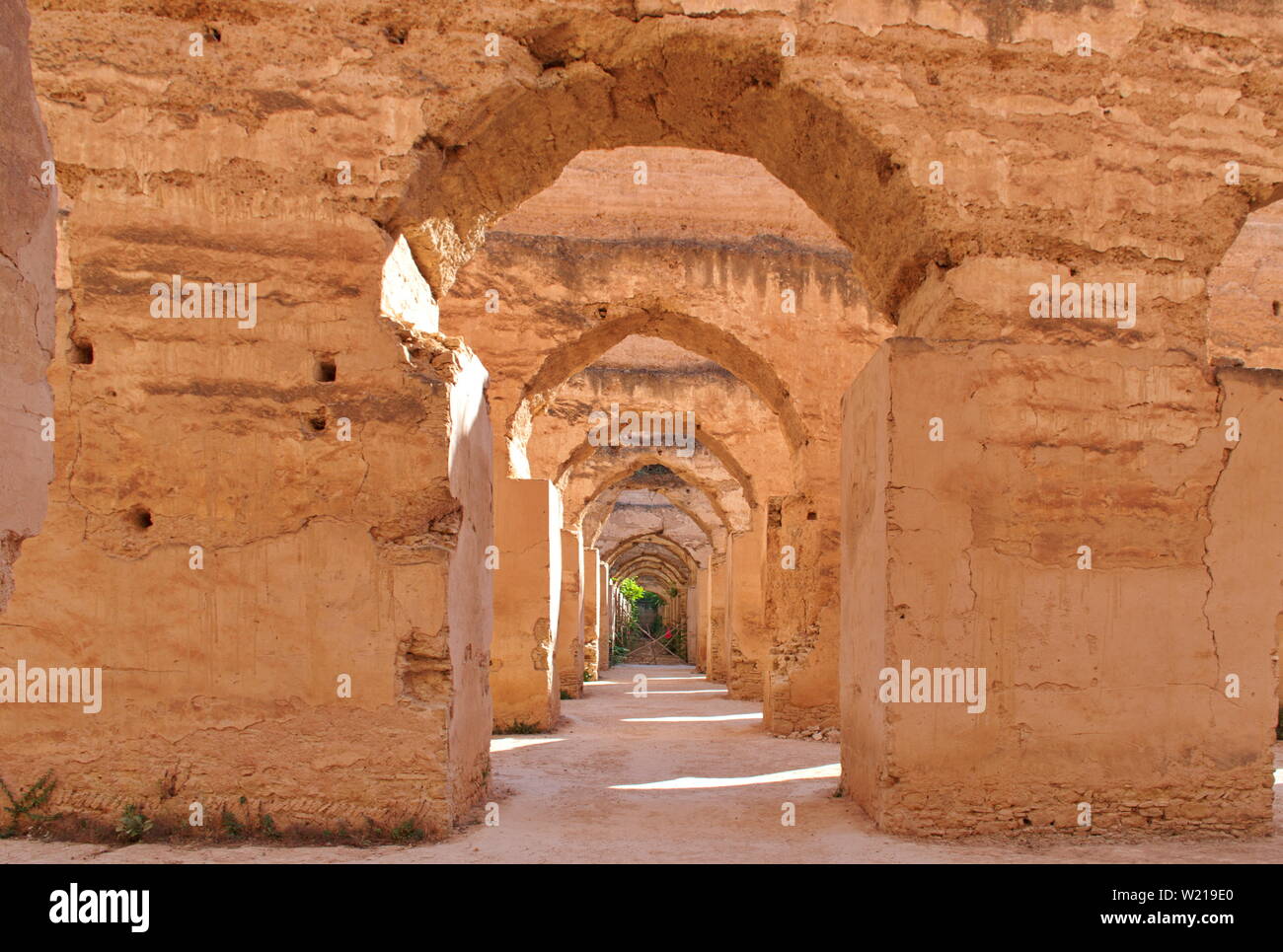 Ruins and arches in Meknes, Morocco Stock Photo - Alamy