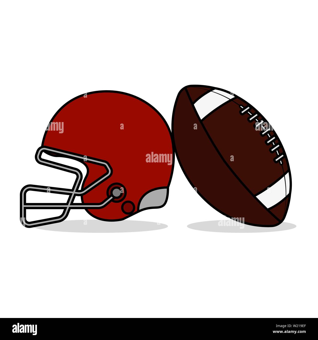 American football object Stock Vector Image & Art - Alamy