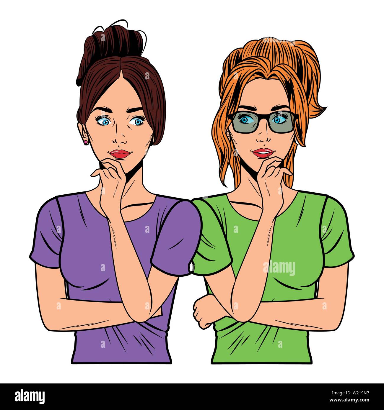 young women avatar cartoon character Stock Vector Image & Art - Alamy