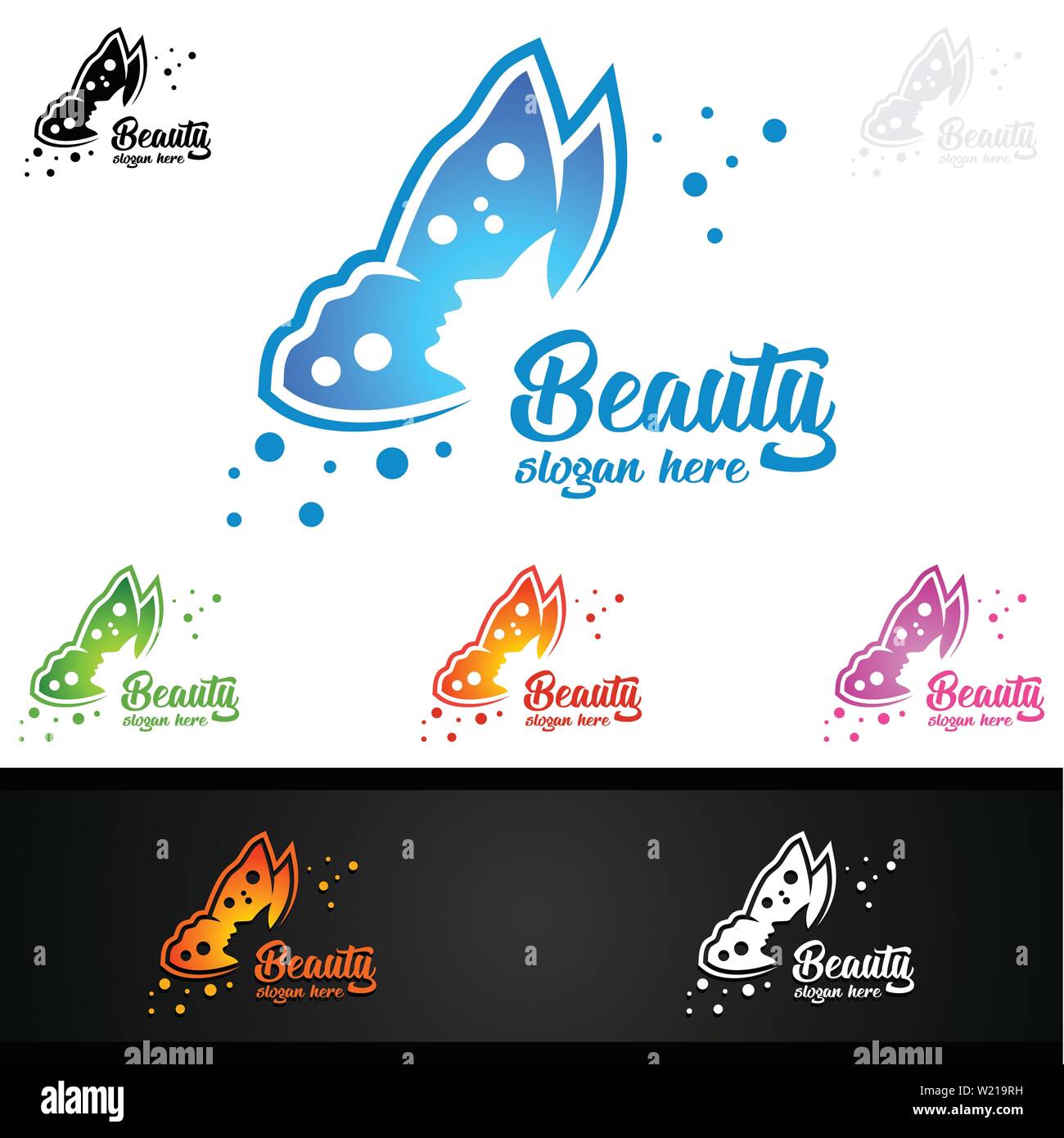 Butterfly Colors Logo Stock Vector Image & Art - Alamy