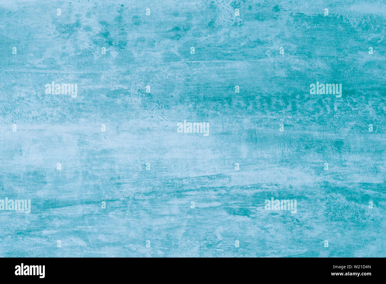Abstract watercolor pattern with green paint stains. Turquoise texture ...