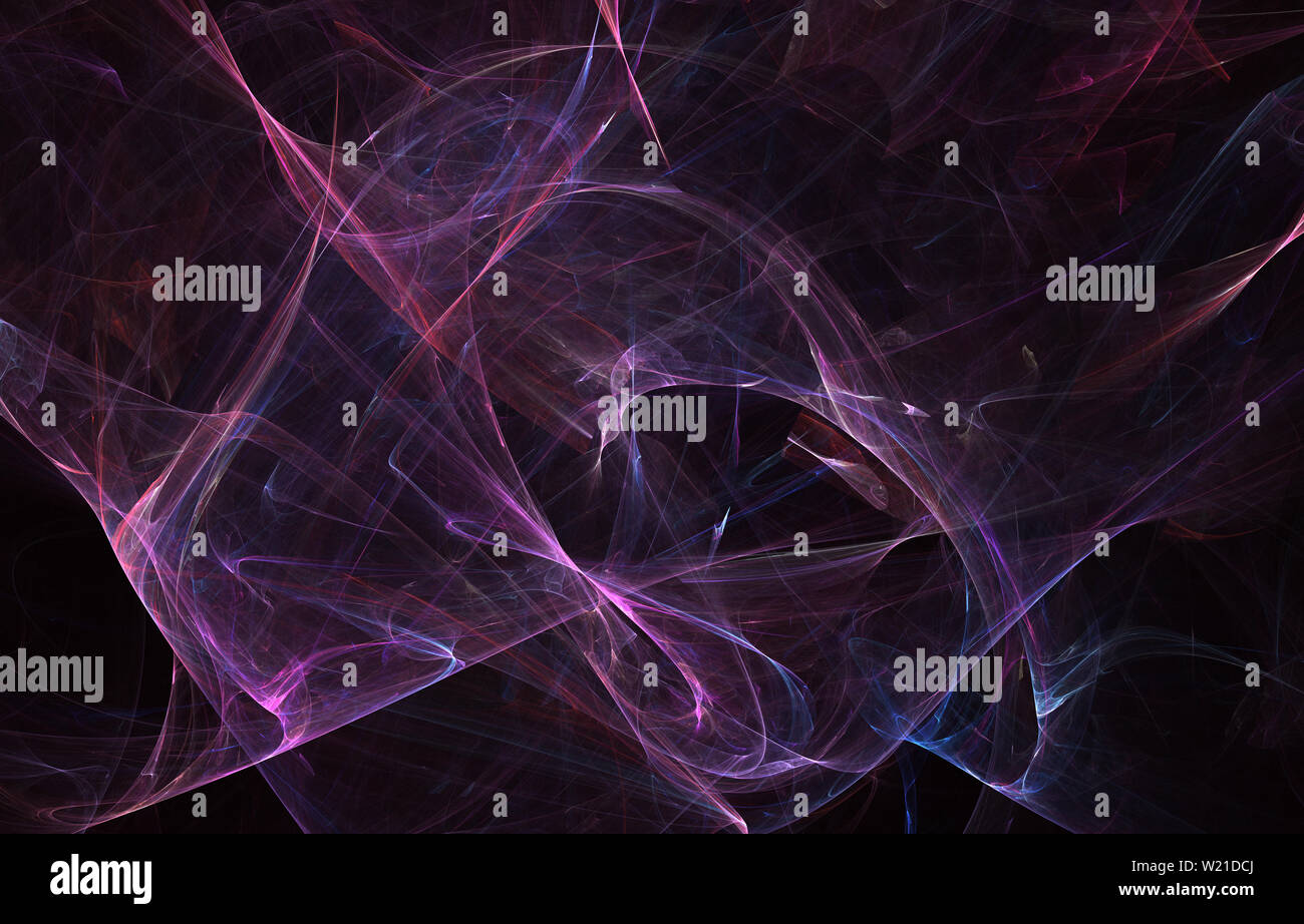 Color of waving smoke in the abstract background. Illustration wave ...