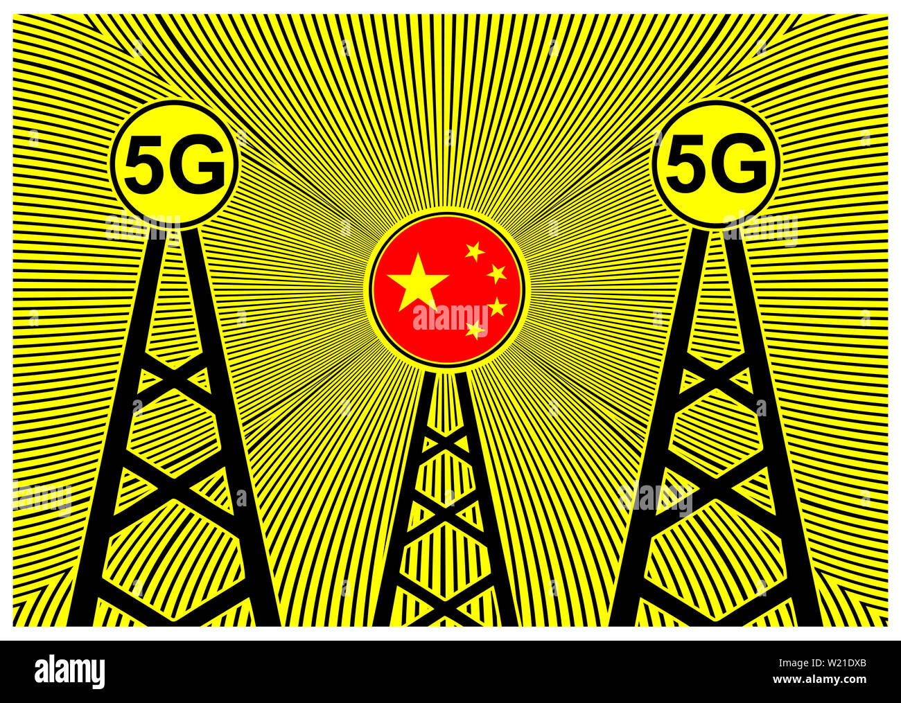 The future of wireless networks around the world Stock Photo - Alamy