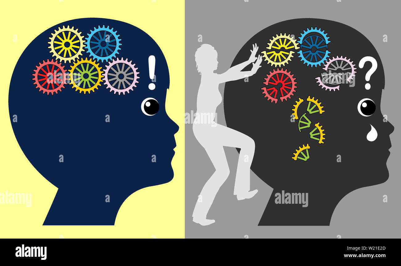 Overly ambitious mother makes her child to cry Stock Photo - Alamy