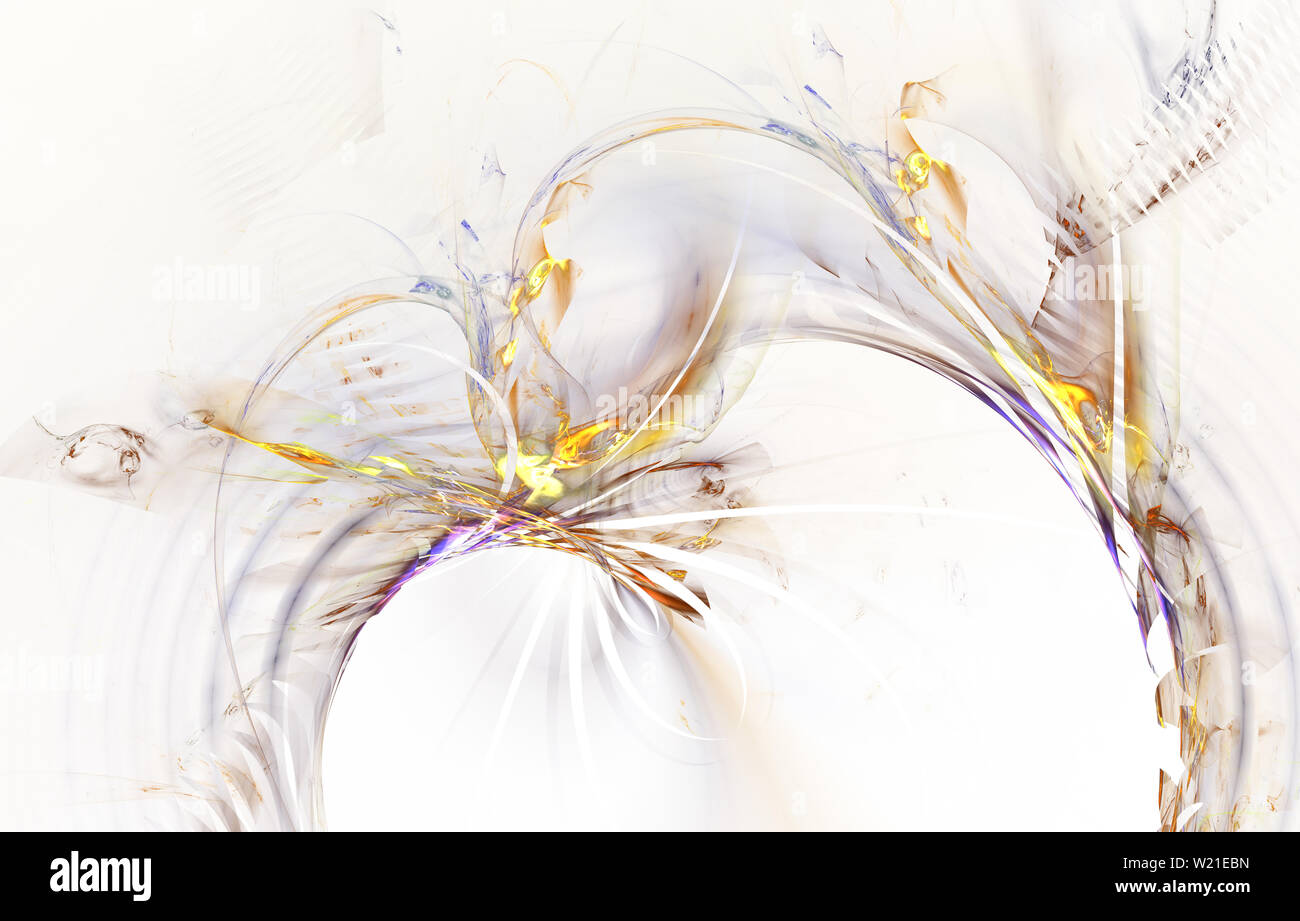 Color of waving smoke in the abstract background. Illustration wave ...